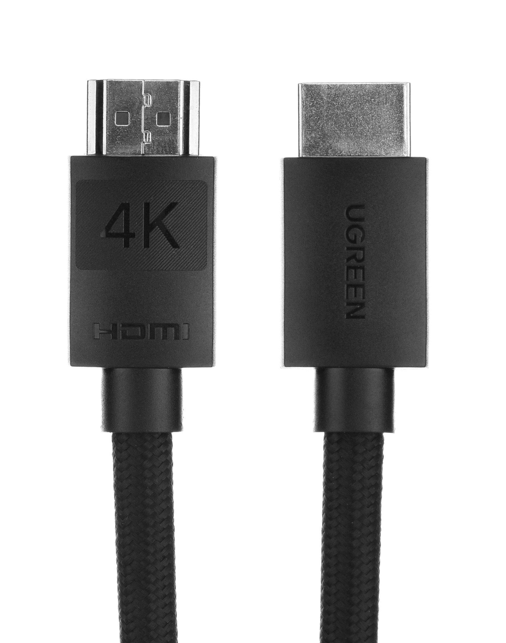 UGREEN 4K High speed HDMI Cable 2M, High Resolutions, Braided, Black ...