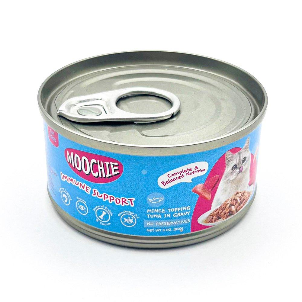 Moochie, Minced Topping Tuna in Gravy Canned Cat Food , 85 g - eXtra