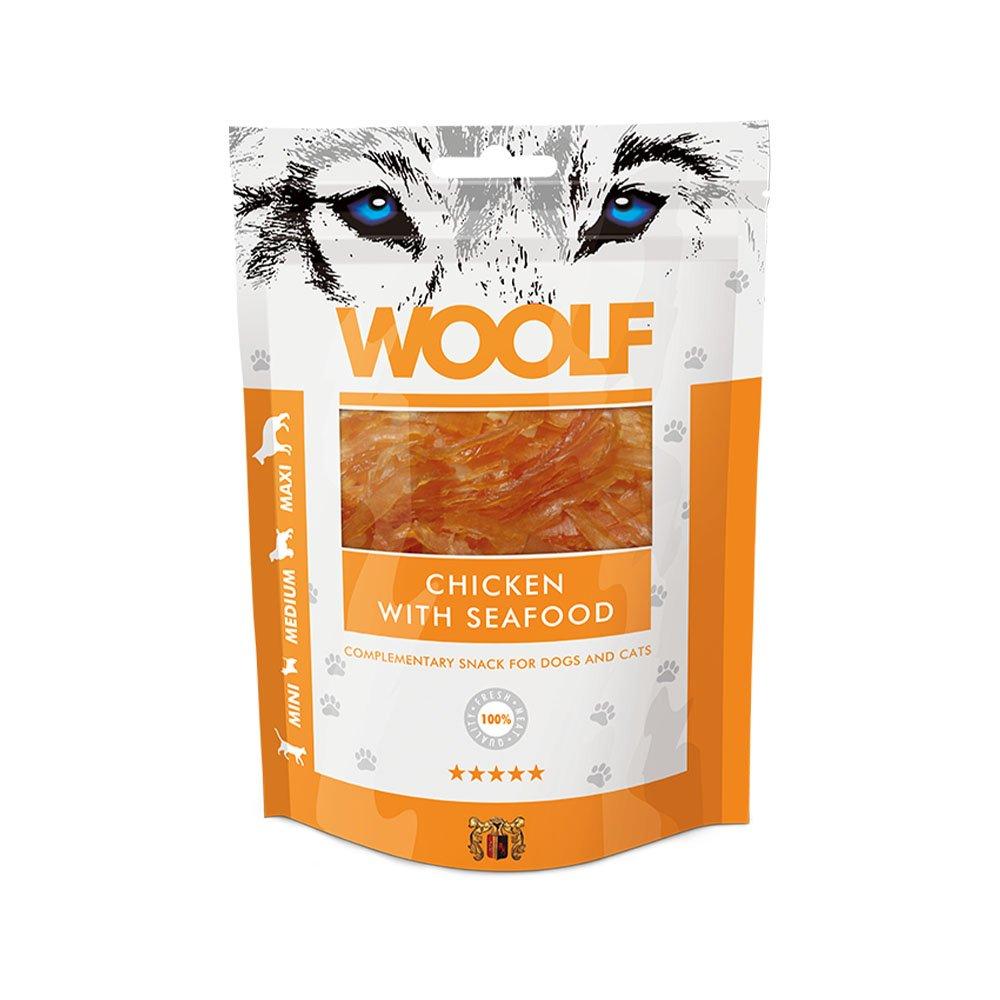 Woolf, Chicken with Seafood Dog and Cat Treat , 100 g - eXtra