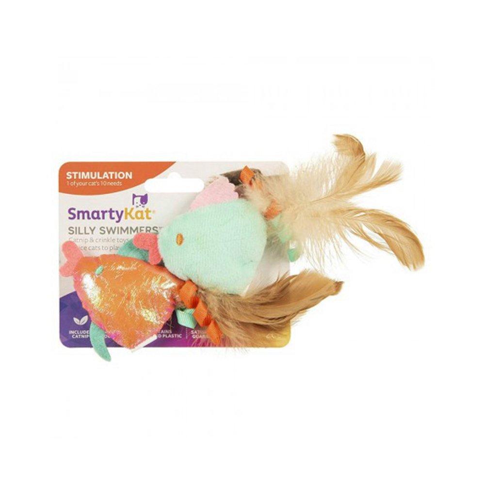 SmartyKat Silly Swimmer Goldfish Catnip Cat Toy - eXtra