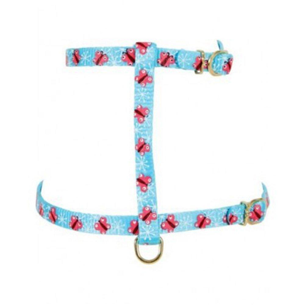 Zolux Nylon Butterfly Harness for Cats, 10mm, Blue - eXtra
