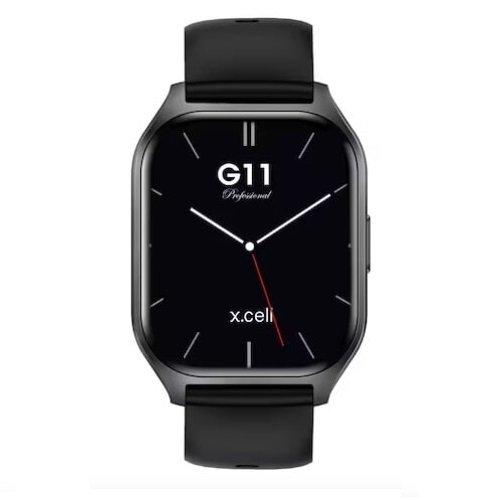 Xcell G11 Pro Smartwatch, 2.01", 7 Days Batterylife, Black - eXtra Oman