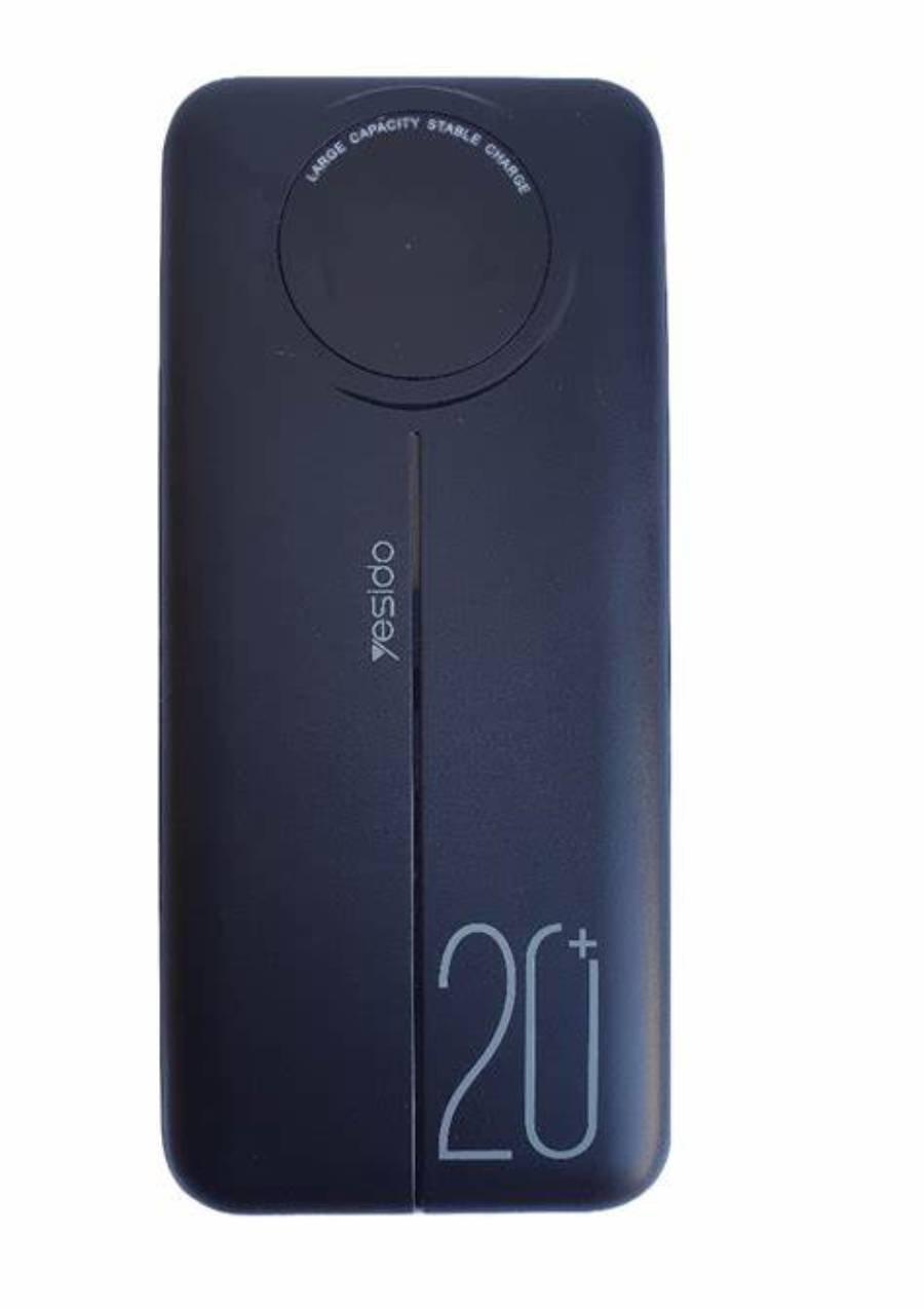 Yesido Digital Power Bank 20000mAh With USB-C/MicroUSB 10W Black ...