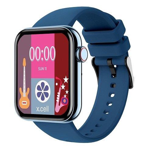 Xcell G6 Smartwatch, 1.85", 7 Days Batterylife, Blue - eXtra Oman