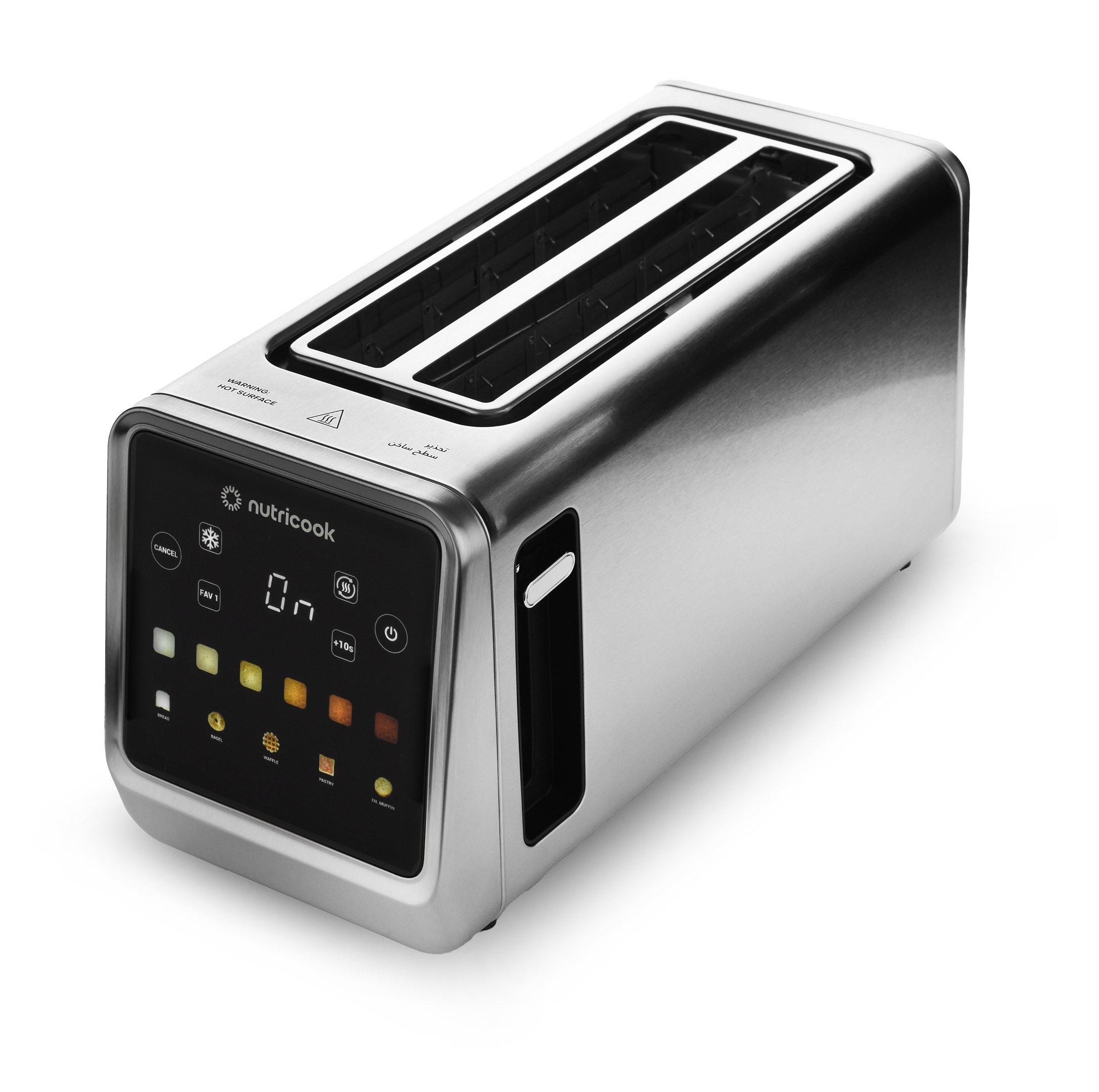 Nutricook 4 Slice Smart Toaster with Touch Screen, 6 settings,1450W ...