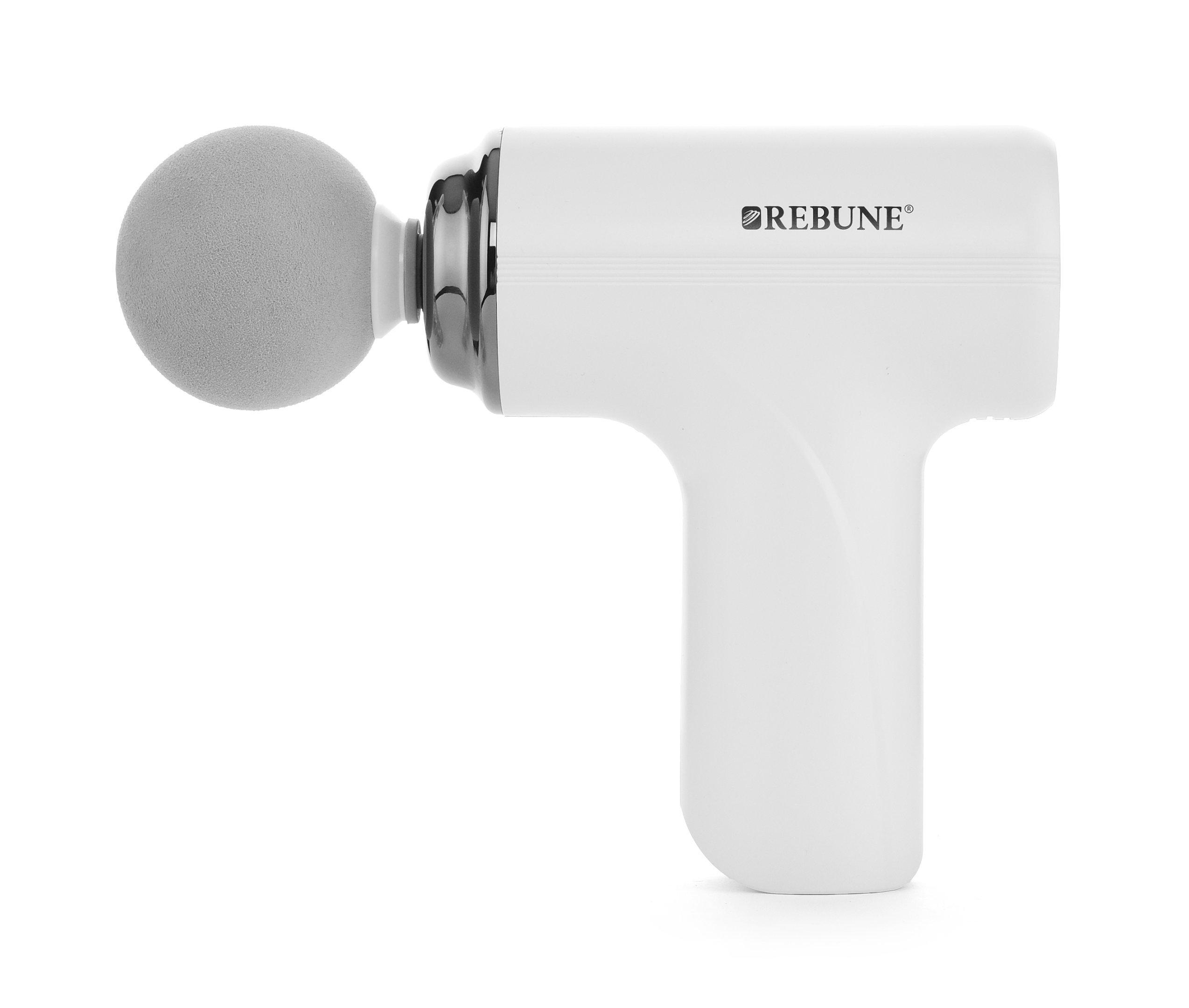 REBUNE, Mini Massage Gun, 4 Heads, Type c cable, EVA Bag, 6 Level ...
