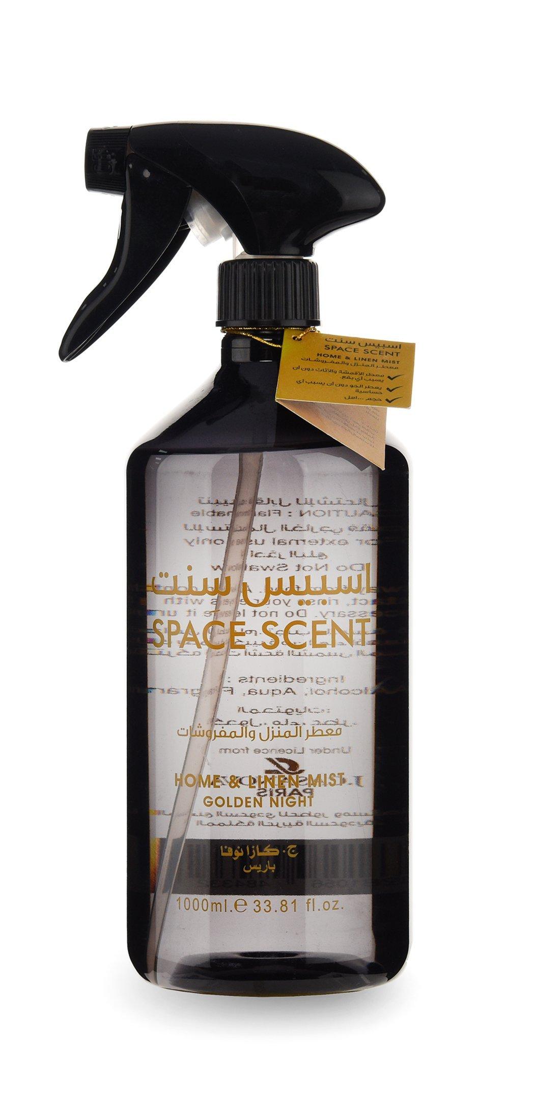 J.CASANOVA Paris, Space Scent Home Spray GOLDEN NIGHT, 1000ML - eXtra