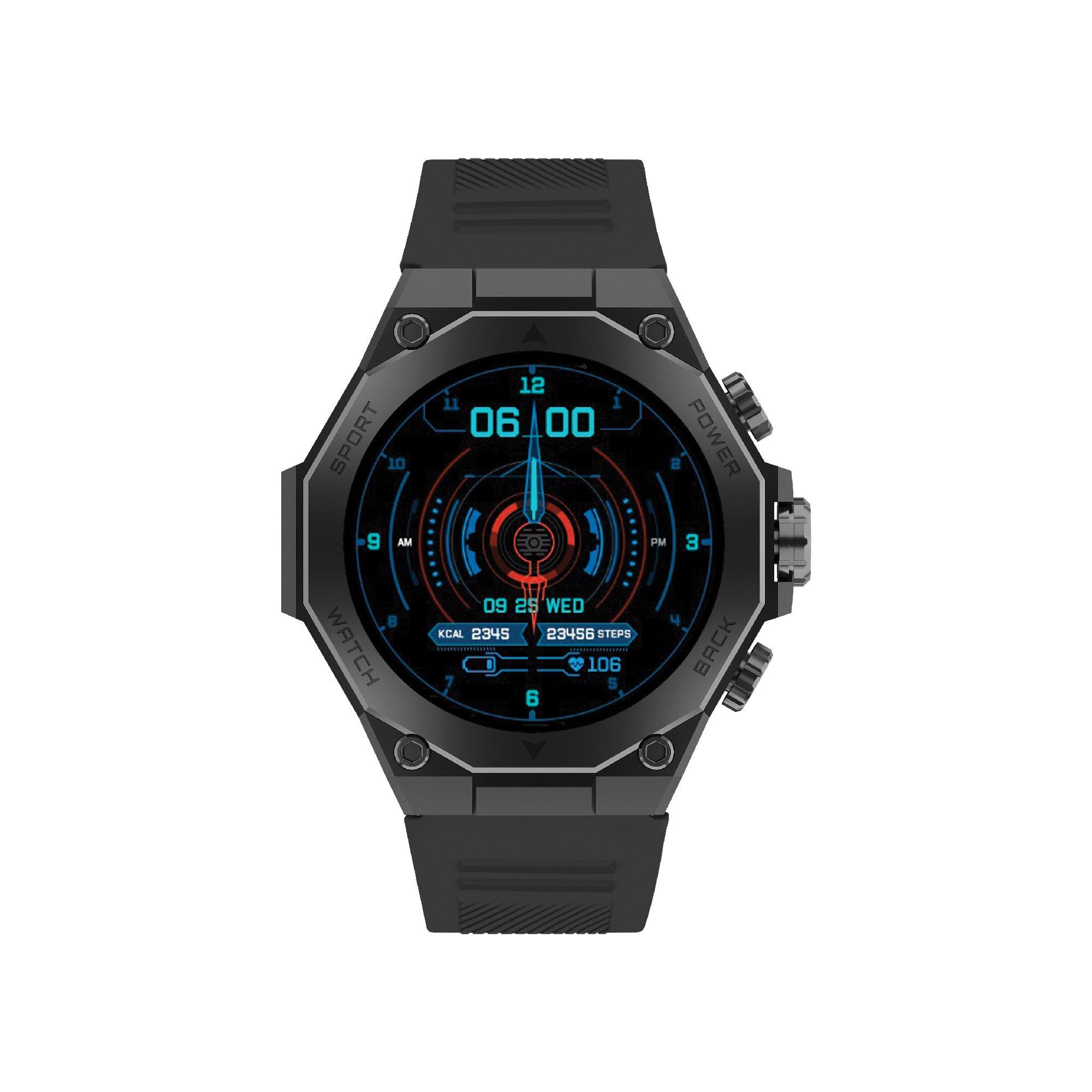Smartix CROSSFIT BOLD SW01A 44mm Premium Smartwatch With Aluminum Case ...