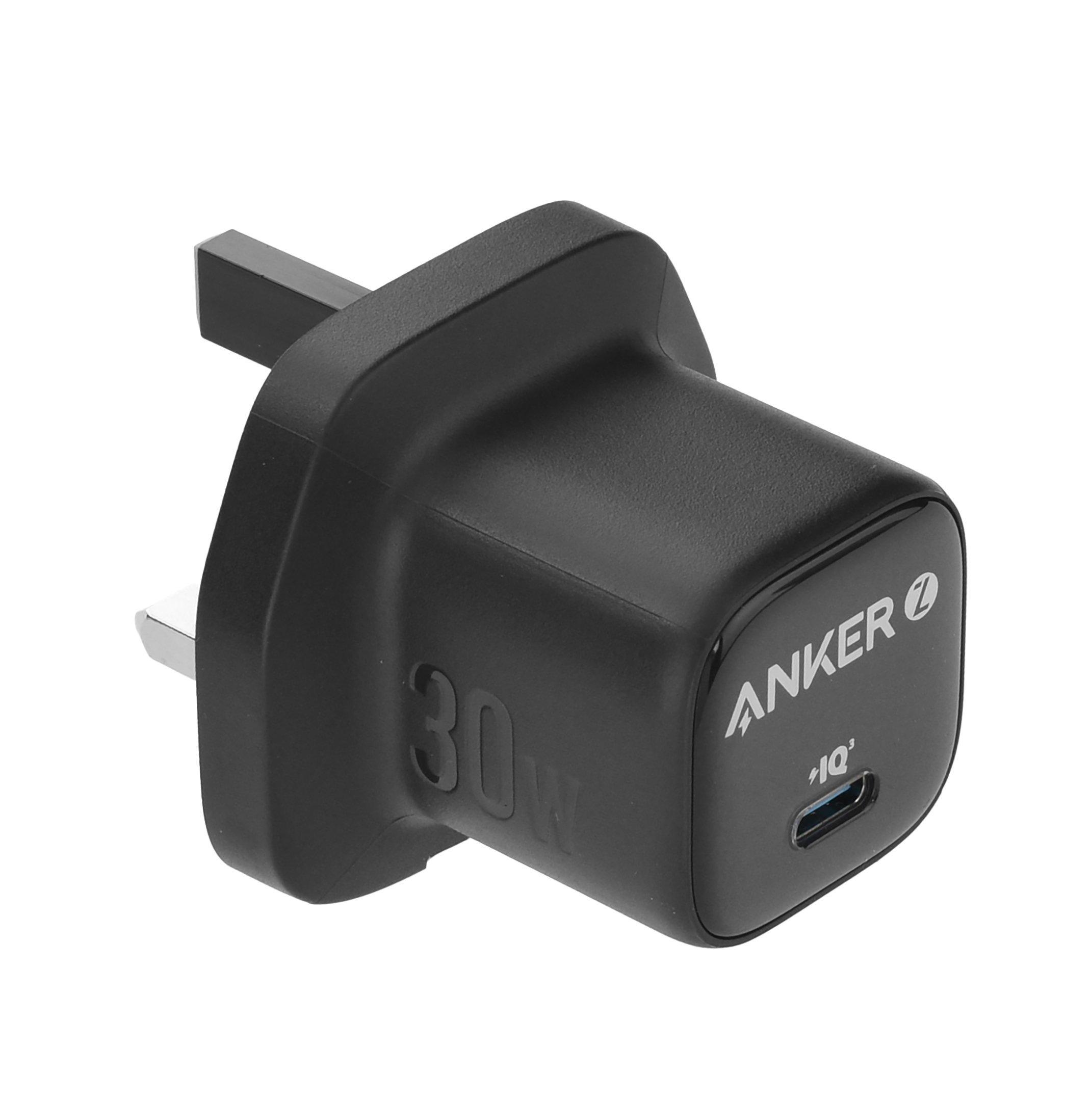 Anker Zolo Adaptor, 30W, 1Type C Cube, Black - eXtra