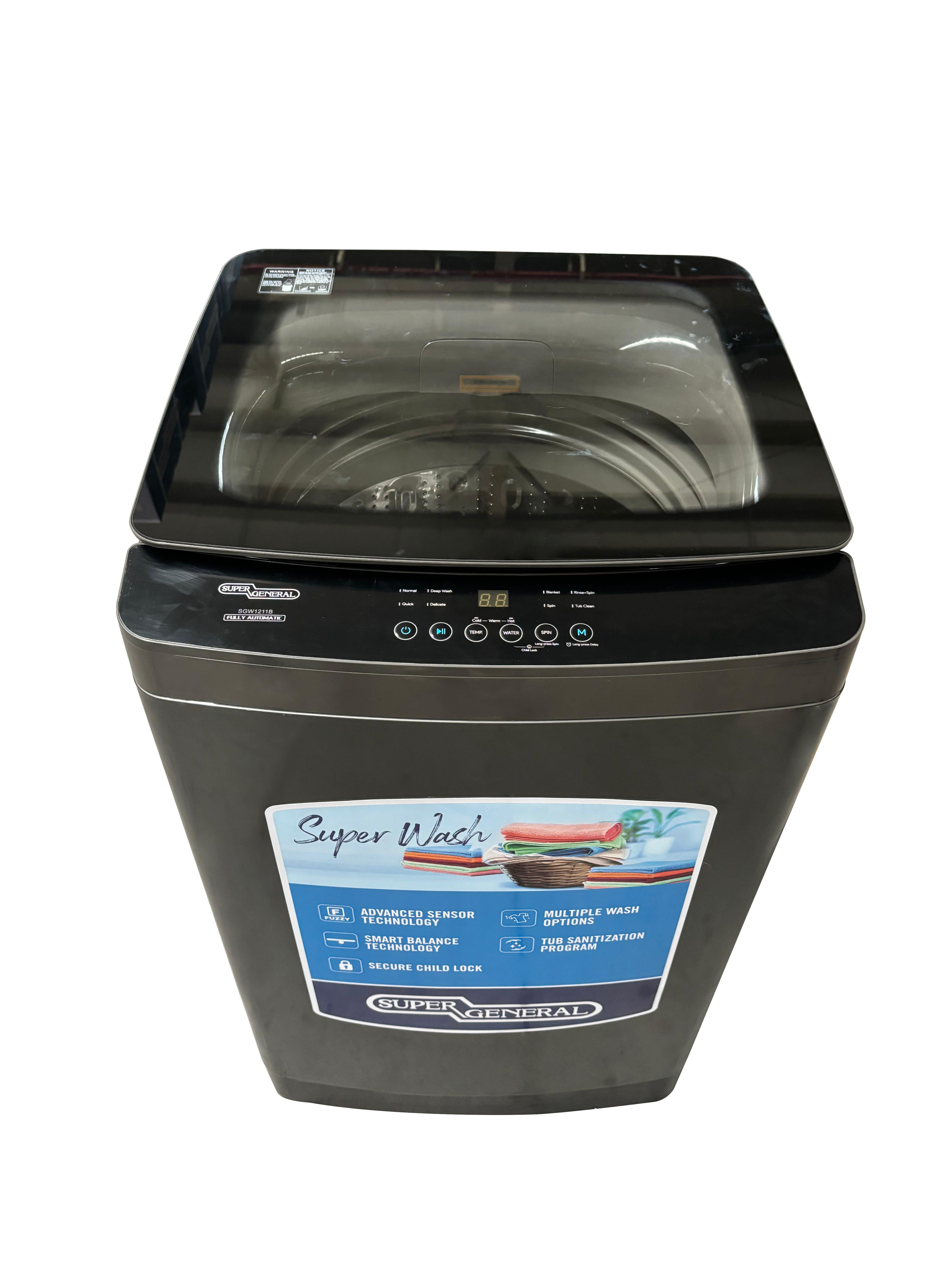 Super General SUPER WASH 12.0KG Top Load Washing Machine Steel Body ...