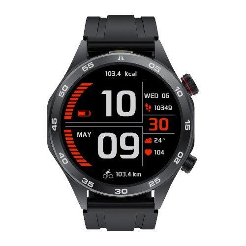 Xcell Elite5 Smartwatch, 1.52 Inch HD, Black - eXtra Oman