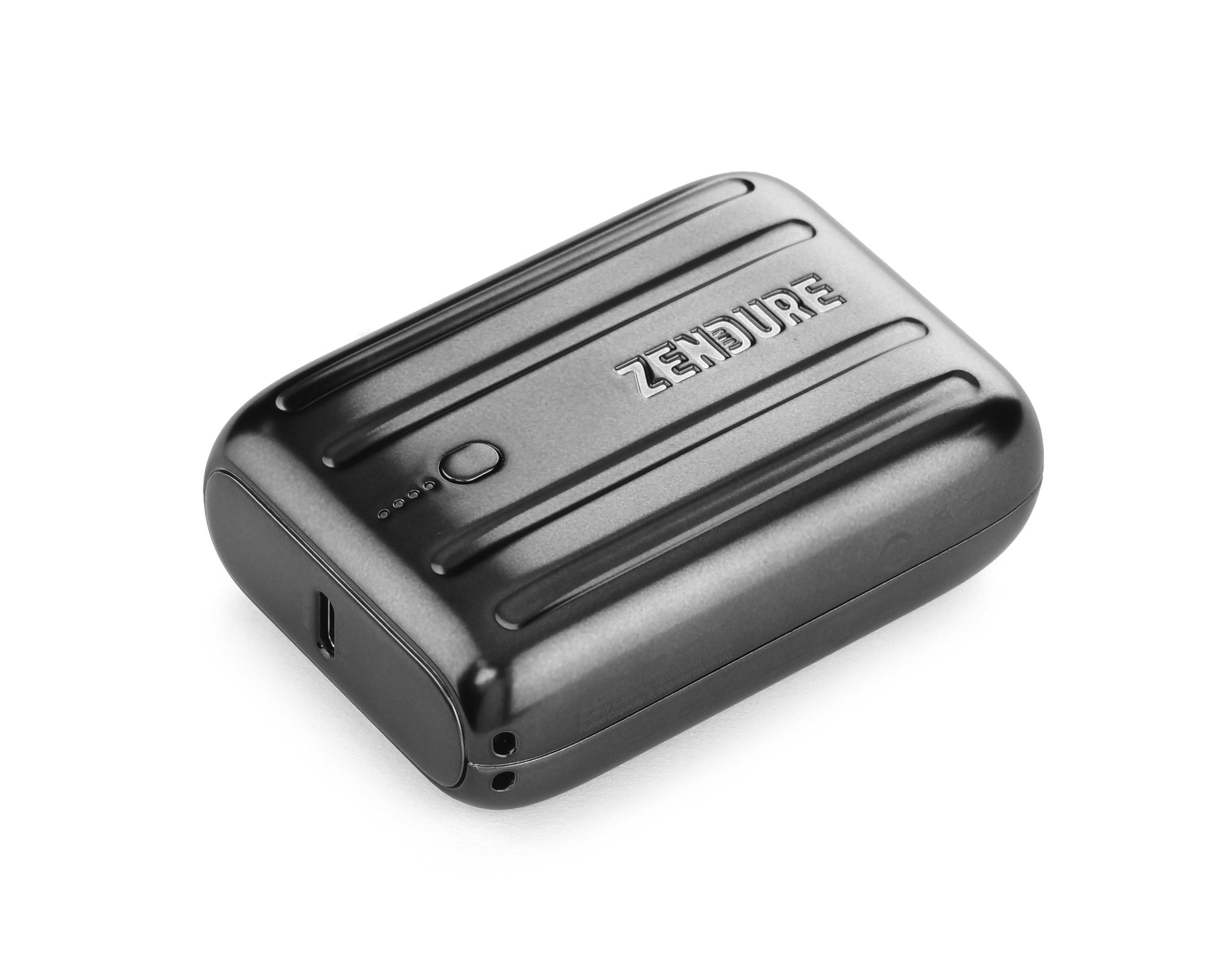 ZENDURE Super Mini 20 Credit Card Size Power Bank, 10,000mAh, Black - eXtra