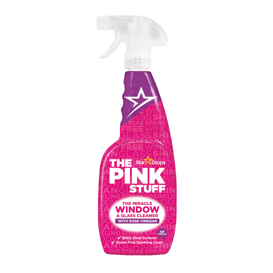 Pink Stuff Window & Glass Cleaner With Rose Vinegar 2Pics*850Ml - eXtra