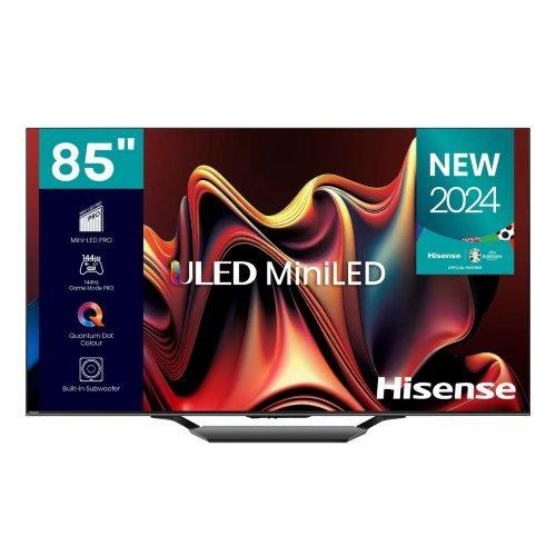 Hisense 85 Inch Mini LED 4K TV, Dolby Vision IQ, Black - eXtra Oman