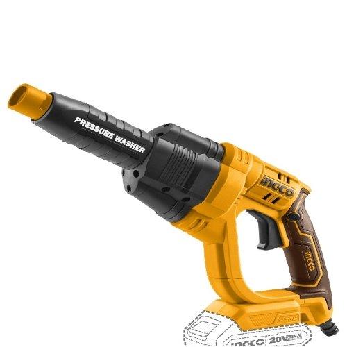 INGCO CPWLI20082 Portable 20V Pressure Washer, Max Pressure 24.8 Bar ...