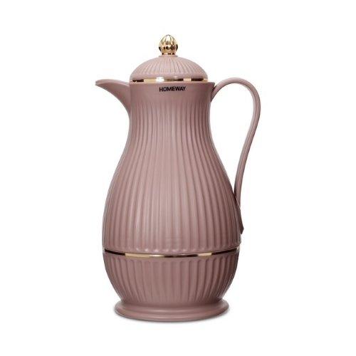 Homeway Delight Vacuum Flask 1l, Plastic & Glass, Assorted - eXtra Oman