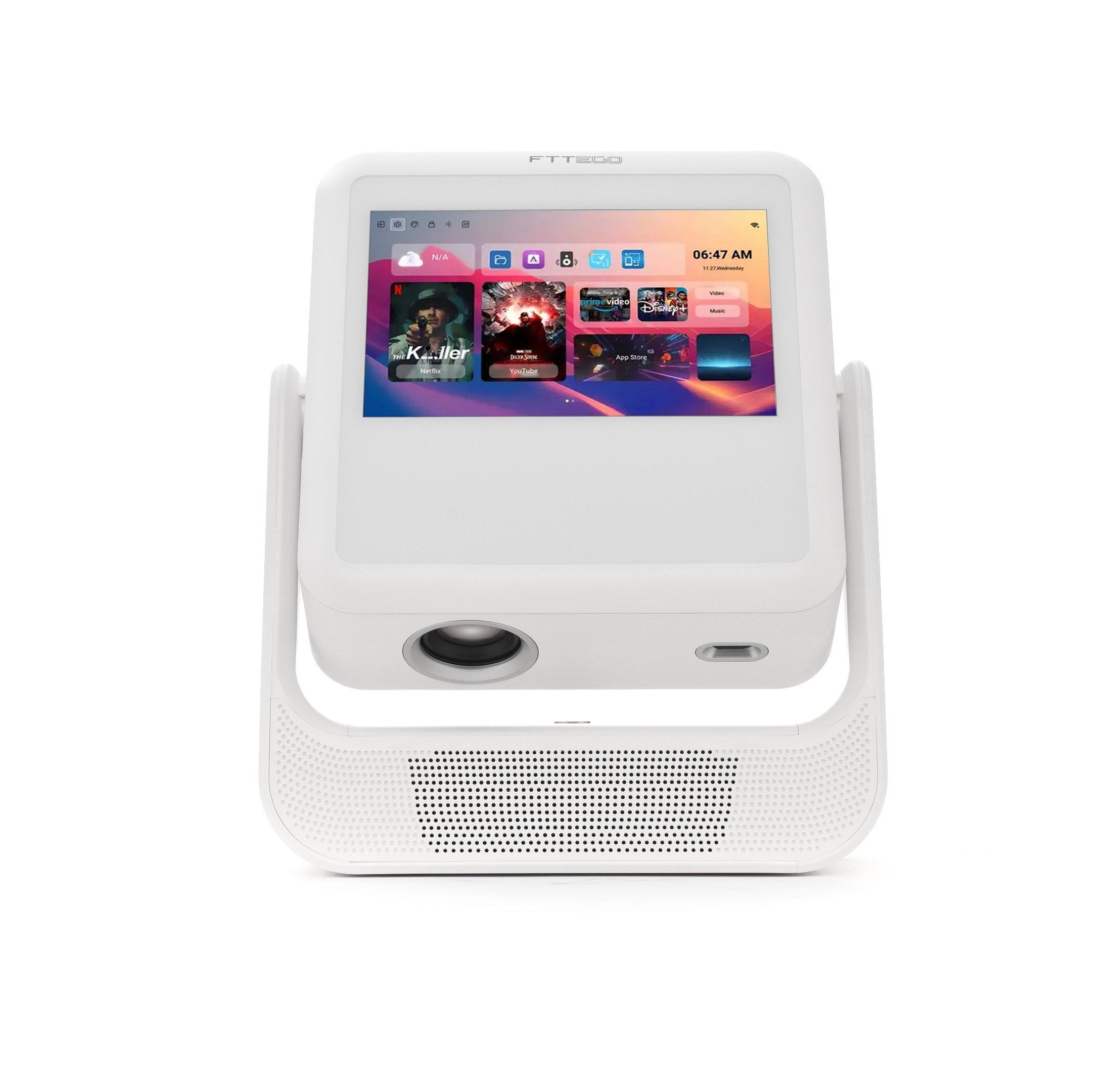 FTT EGO Projector, Display Touch Pad Auto Focus, 300ANSI Lumens ...
