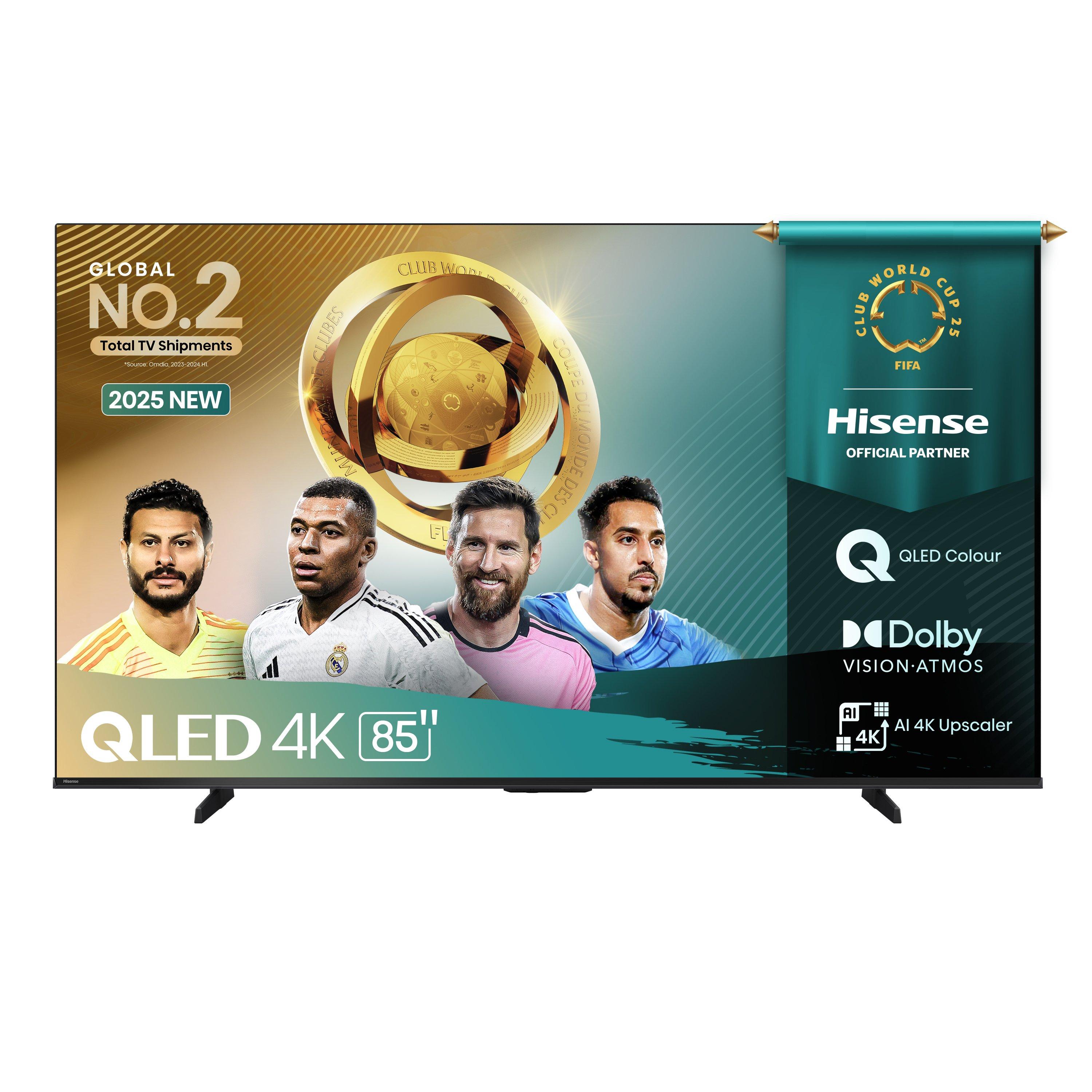 Hisense, 85 inch, 4K QLED Smart TV,HDR 10+ - eXtra