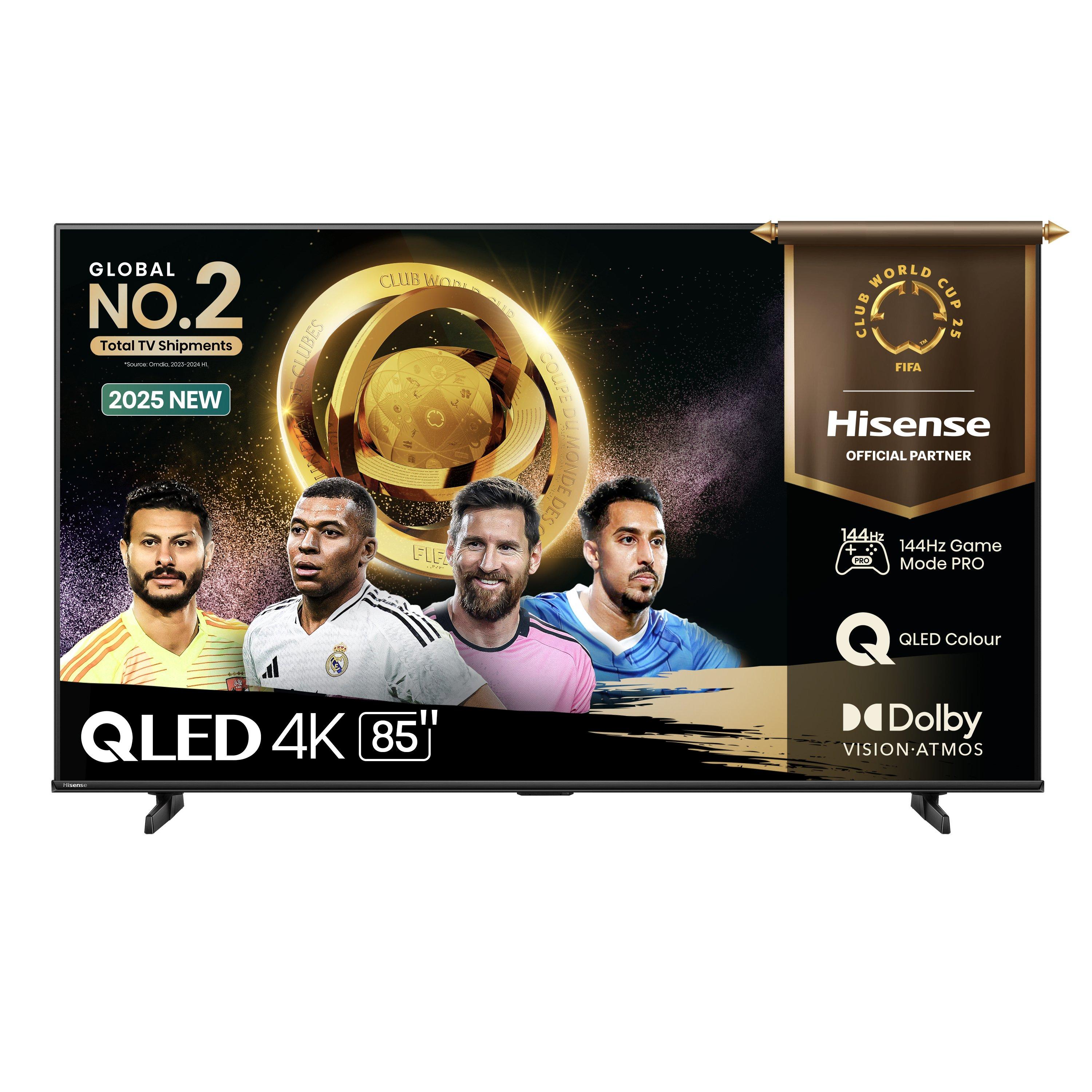 Hisense, 85 inch,4K Smart TV, QLED, 144Hz - eXtra