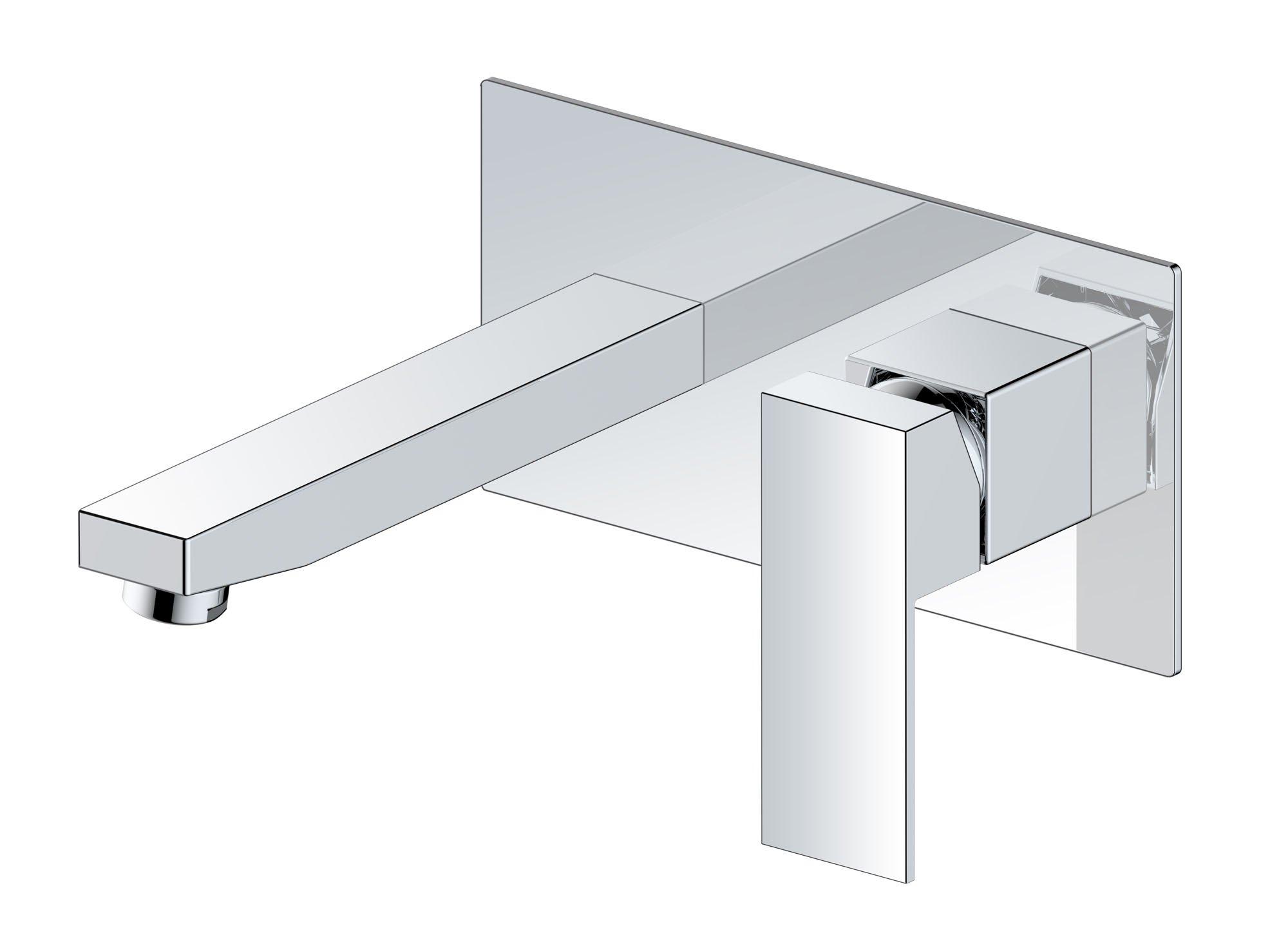 HESANIT Bathroom Concealed Wash Basin Faucet Chrome - eXtra