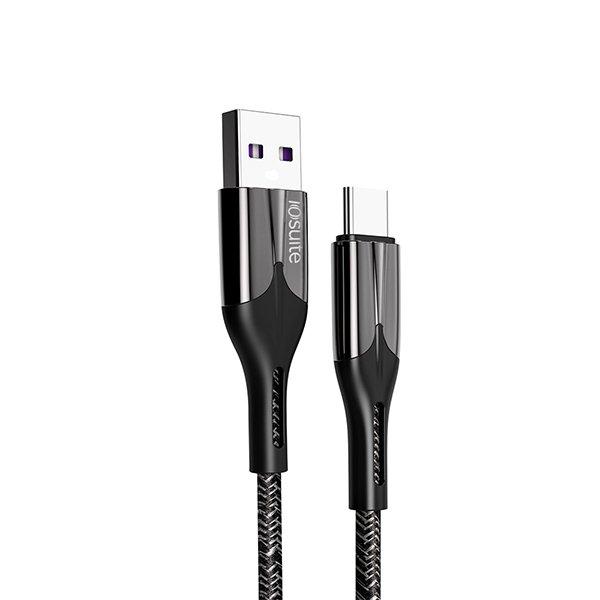 iOsuite 5A Supercharge USB-A to USB-C Cable, Black - eXtra