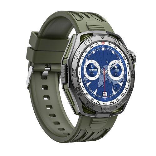 Telux Vital Smartwatch, 1.43 Inch AMOLED, Green - eXtra Oman