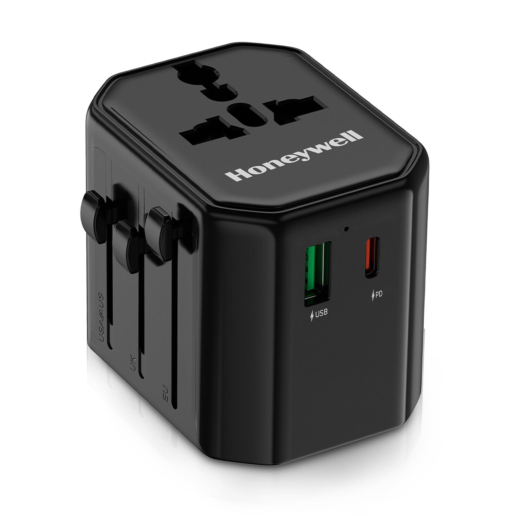 Honeywell Universal World Travel Adapter 38W Black - eXtra Bahrain