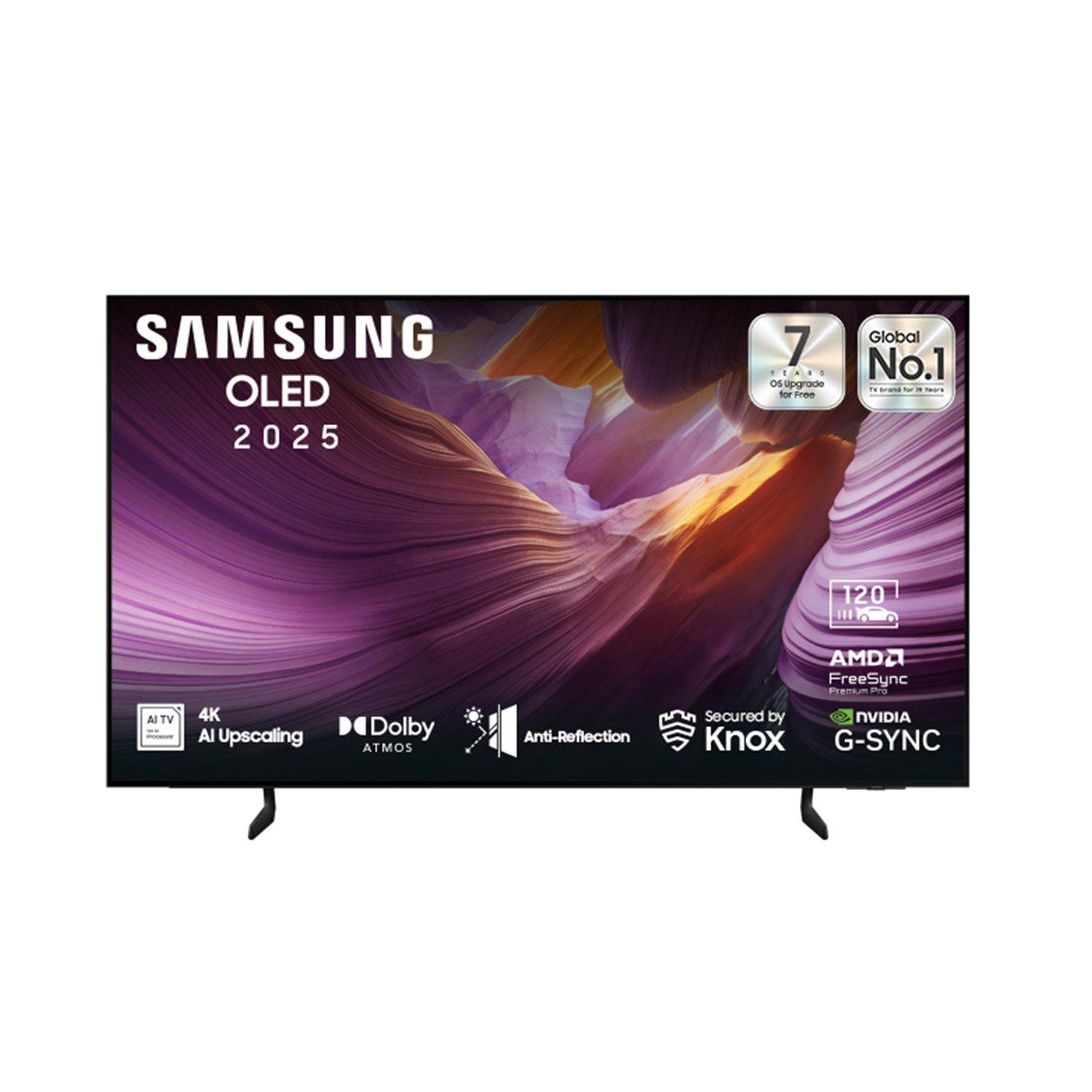 Samsung OLED TV, 77 Inch, 4K AI Upscaling, 120Hz, Anti-Reflection - eXtra