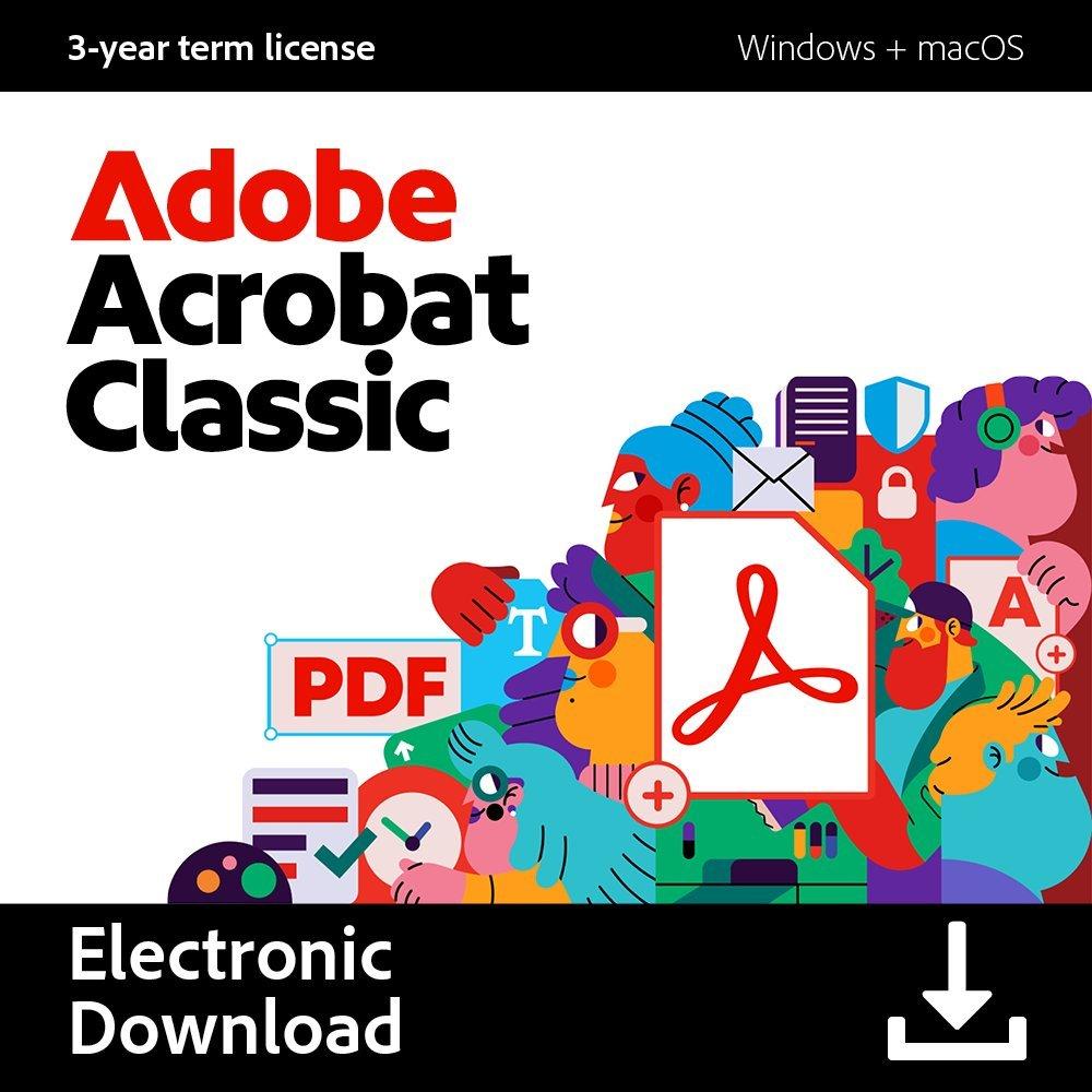 Adobe Acrobat Classic 3 Years ESD, Digital Card, Delivery By Email - eXtra
