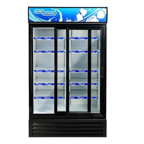 Super General, 800L Double Door Chiller, Child Lock, White & Black ...