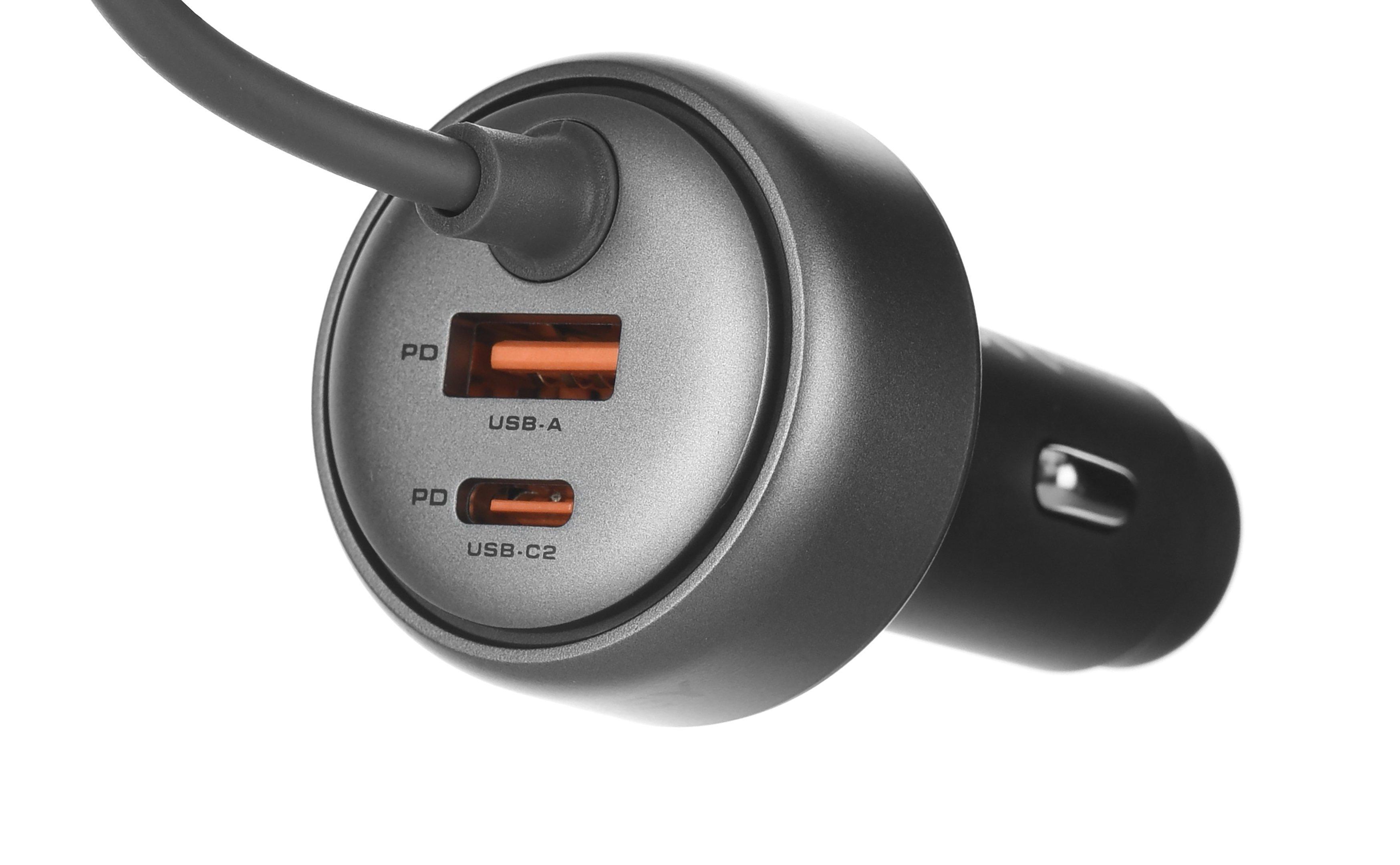 AUKEY Pathfinder Sling 75W Fast Charging Car Charger with Built-in ...