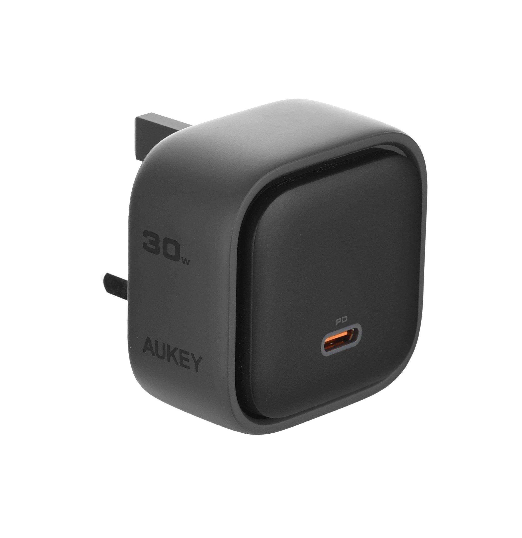AUKEY Comet 30W World Most Compact GAN Technology and PD Wall Charger ...