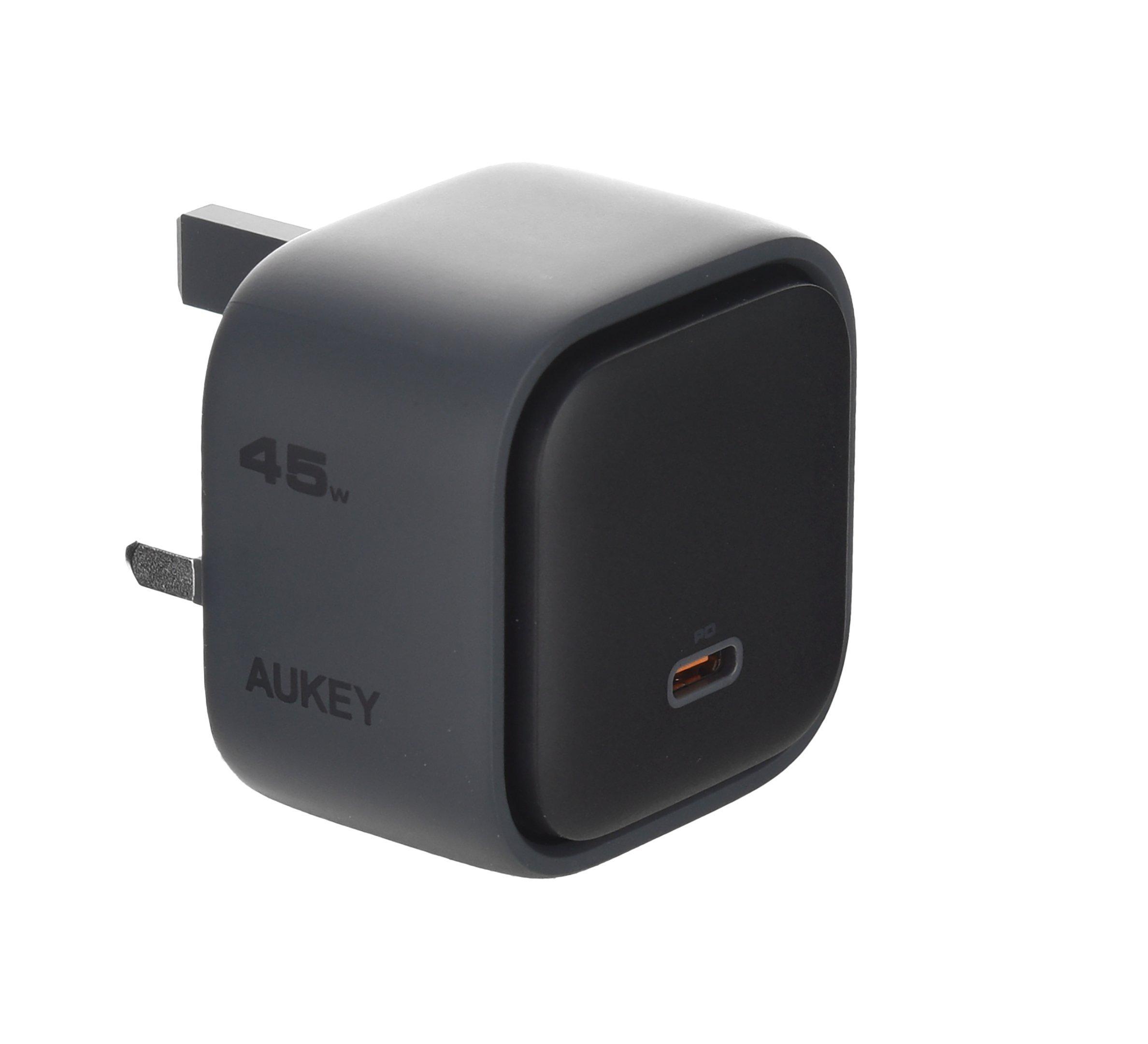AUKEY Comet 45W World Most Compact GAN Technology and PD Wall Charger ...
