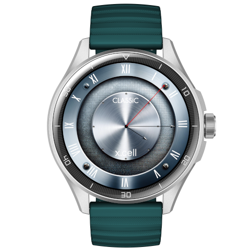 Xcell Classic6 Smartwatch, 1.43 Inch AMOLED, Green - eXtra Oman