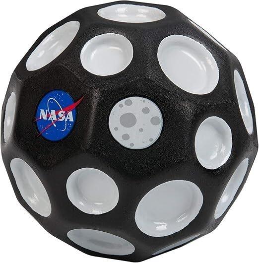 WABOBA, Super High Bouncy Ball, Nasa Moon Ball, 6.3 CM, Black - eXtra