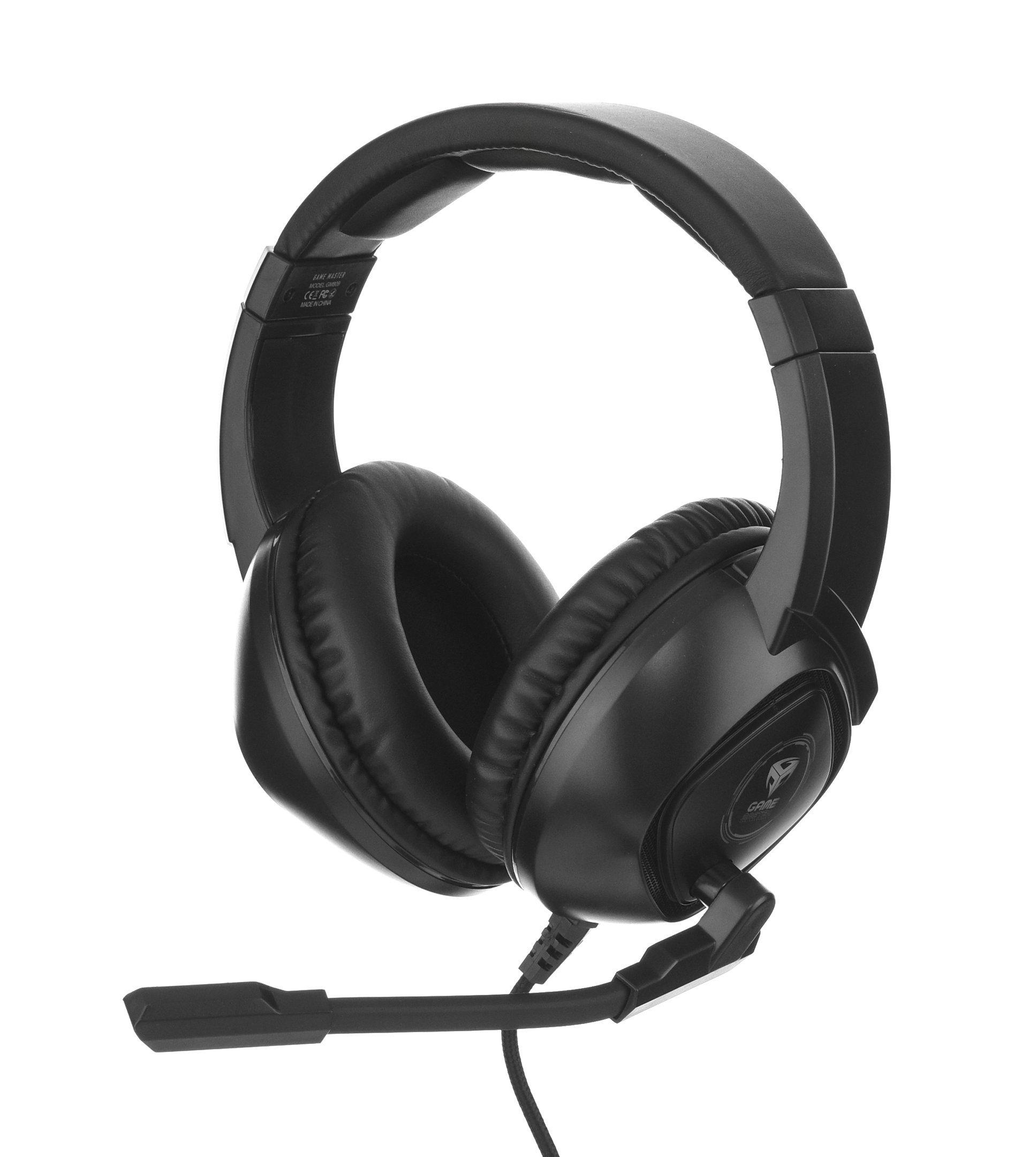 Game Master, Gaming headset, Wired with Mic, Multi use, White - eXtra