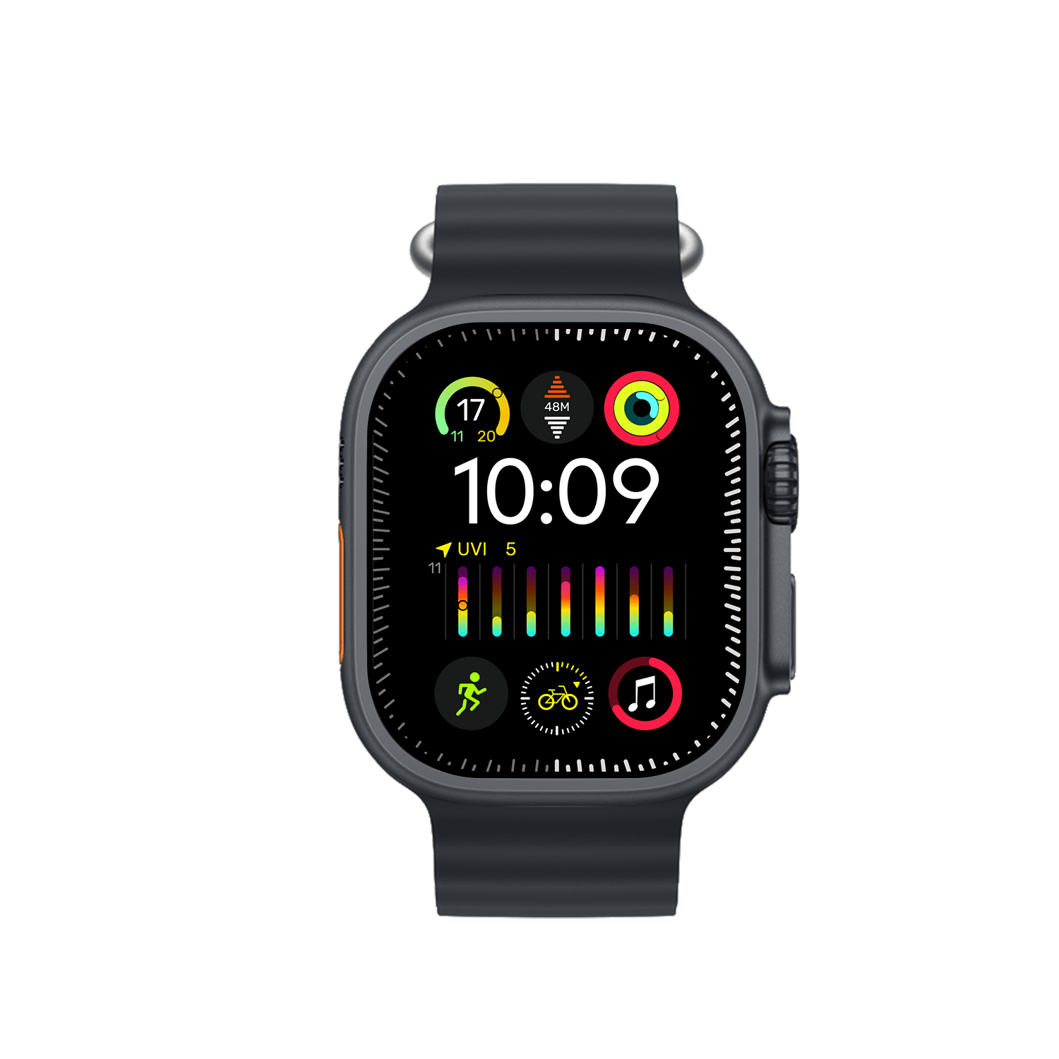 TELUX EVO 9 Smart Calling Watch 1.72 Inch FHD Display Black - eXtra Bahrain