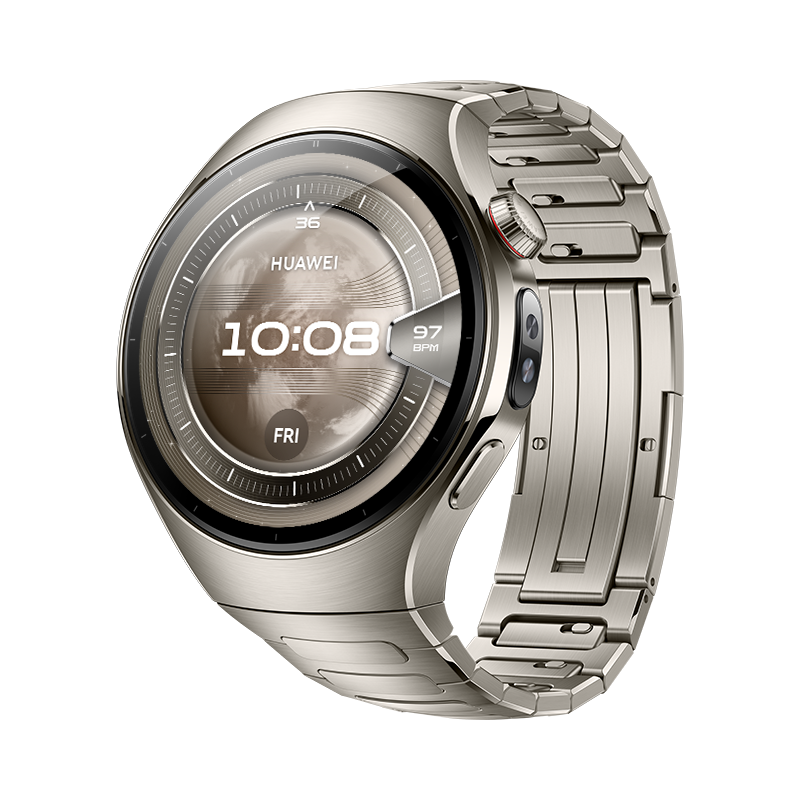 Huawei Watch 5 Premium, 46MM, Silver - eXtra Oman