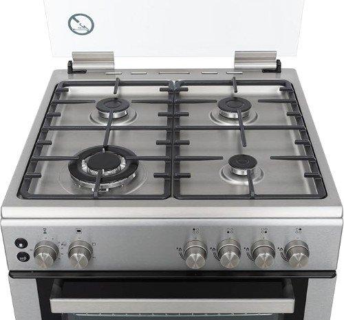Hoover, Gas Cooker, 60x60 cm, 4 Burner, Inox - eXtra Oman