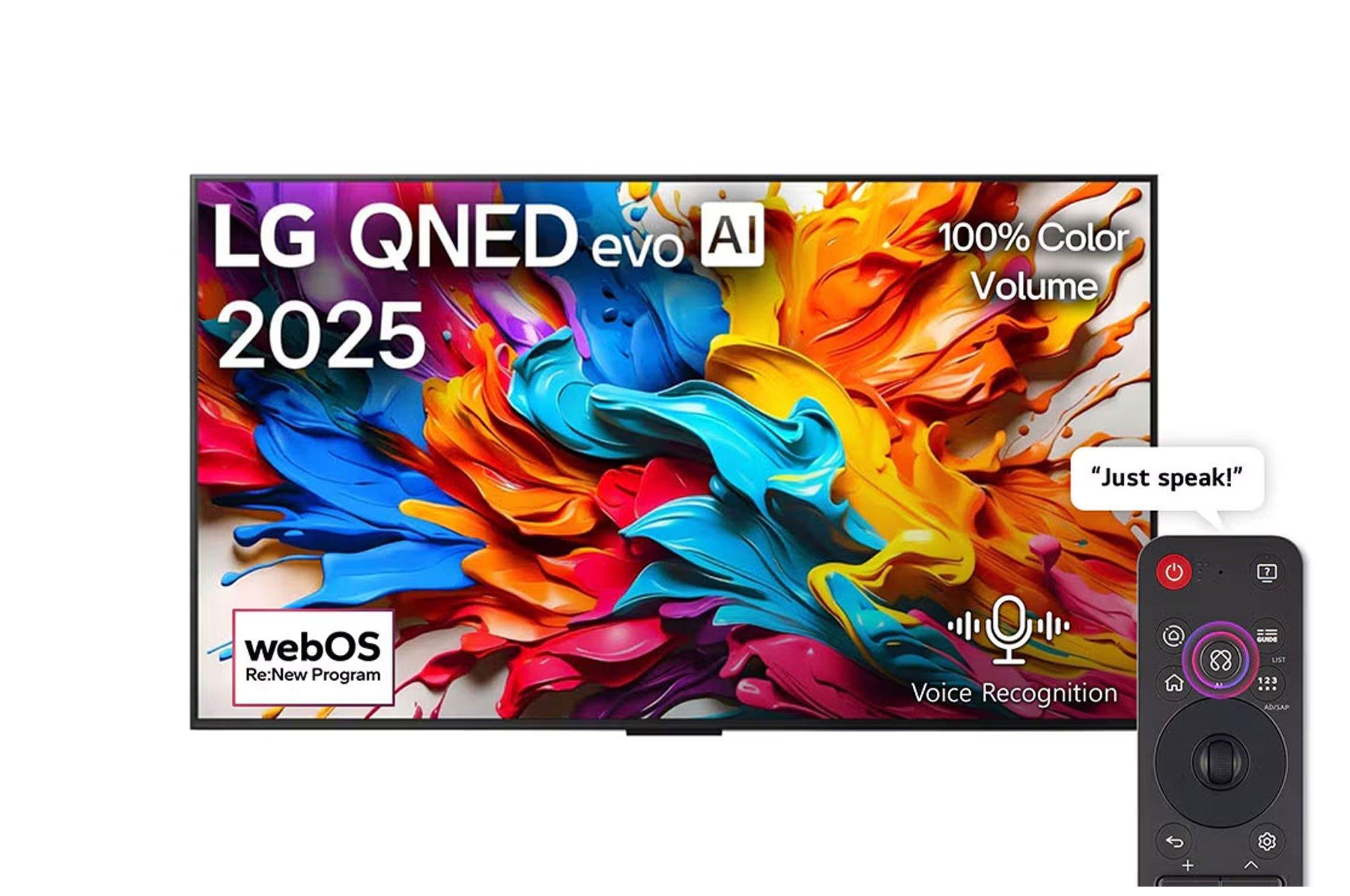 LG, 65 inch , QNED evo, 4K Smart TV, AI, 144 Hz VRR - eXtra