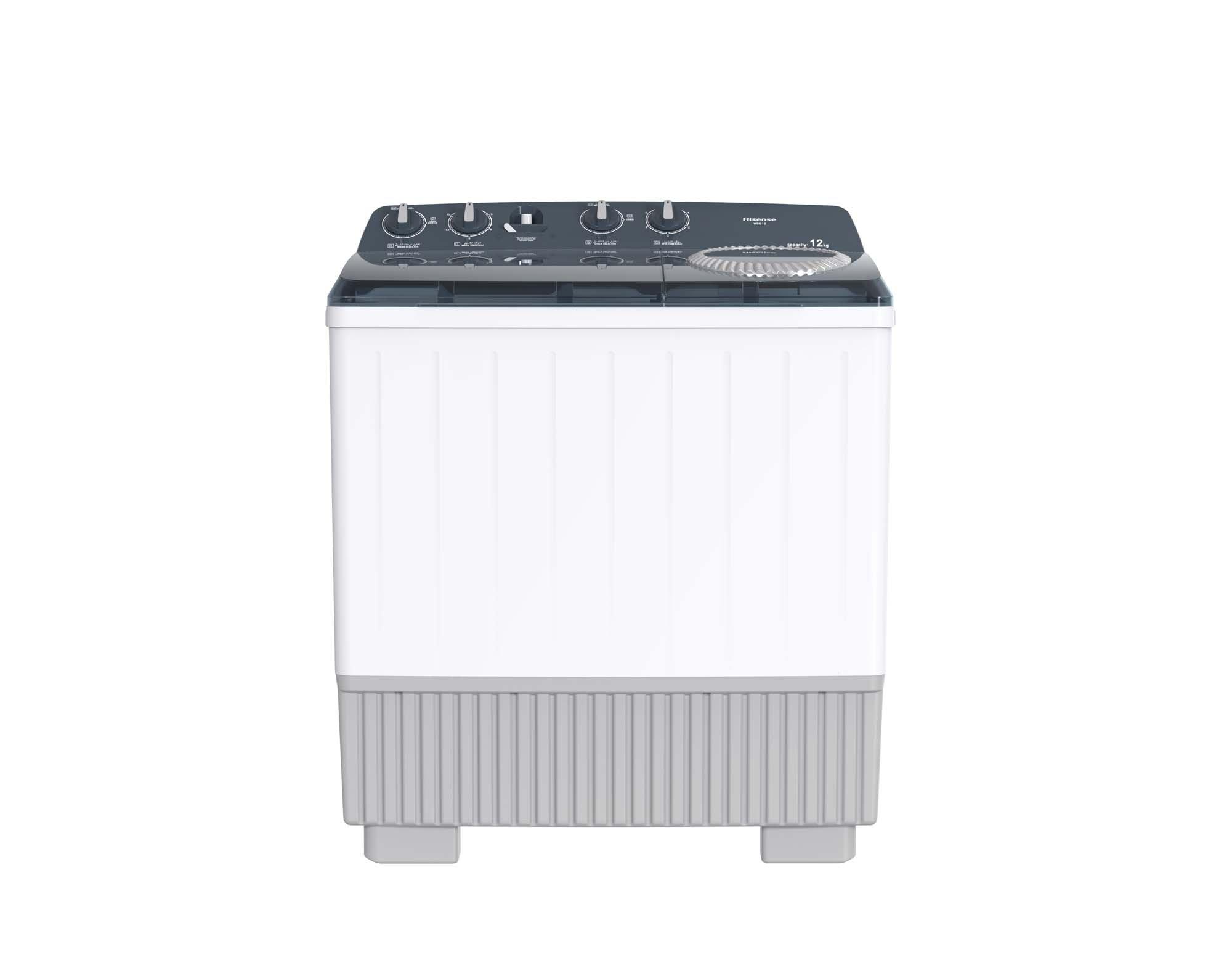 Hisense, Twin-Tub Washer, 12 Kg, White - eXtra