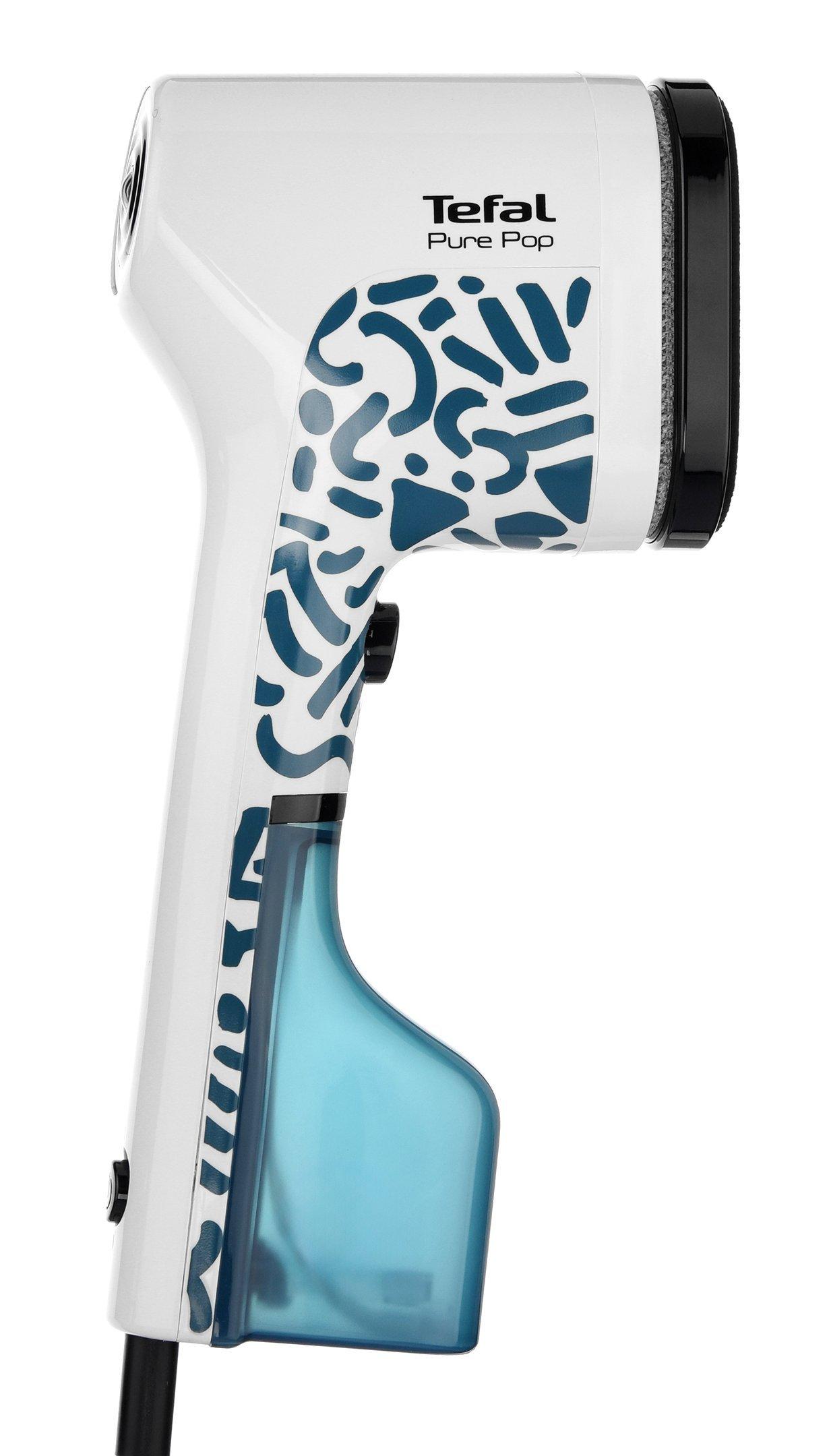 TEFAL Pure POP, Home & Travel Garment Steamer, 2 Water Tanks, Alps Blue ...