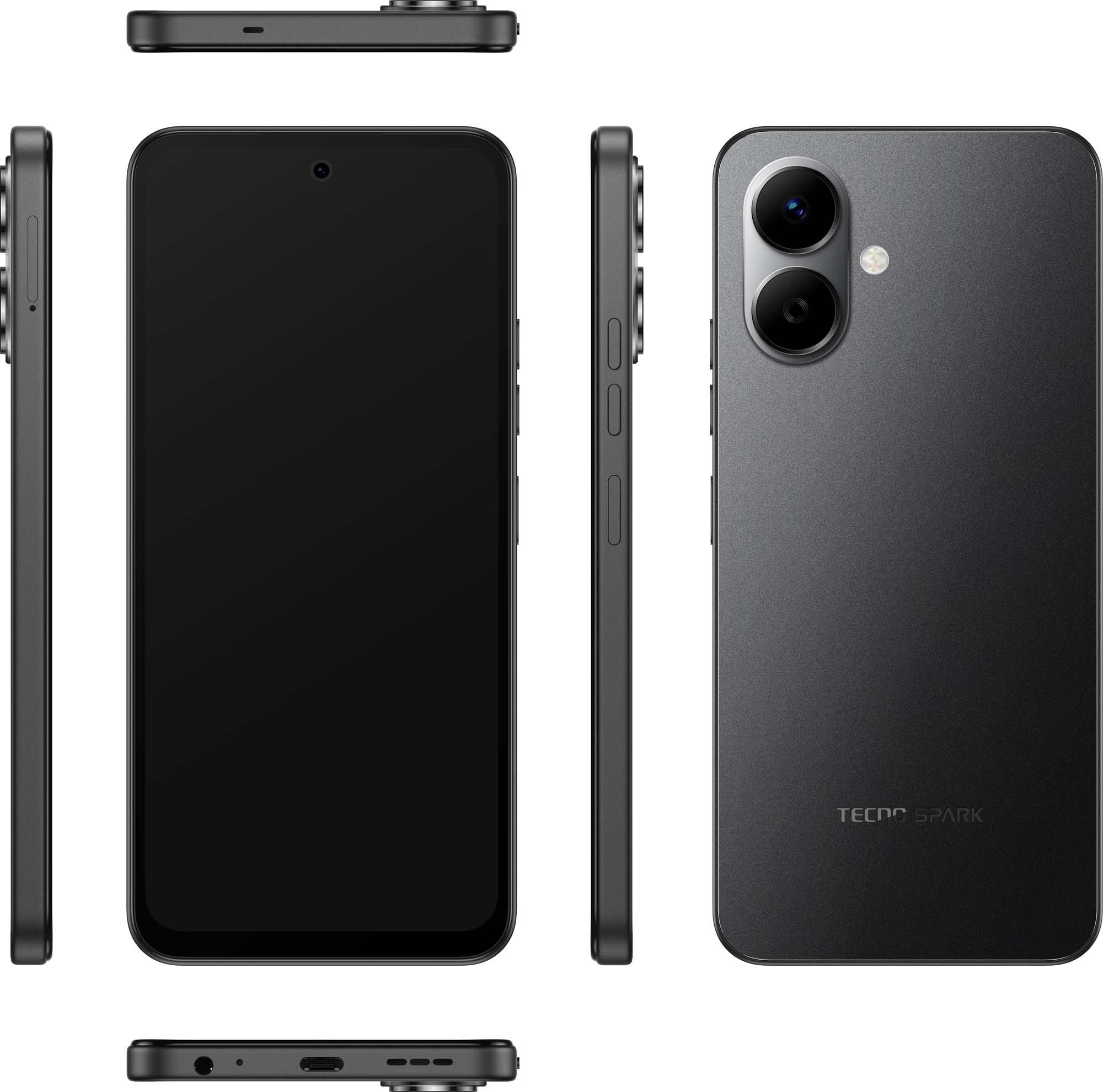 TECNO SPARK Go2, 4G, 128 GB, Black - eXtra