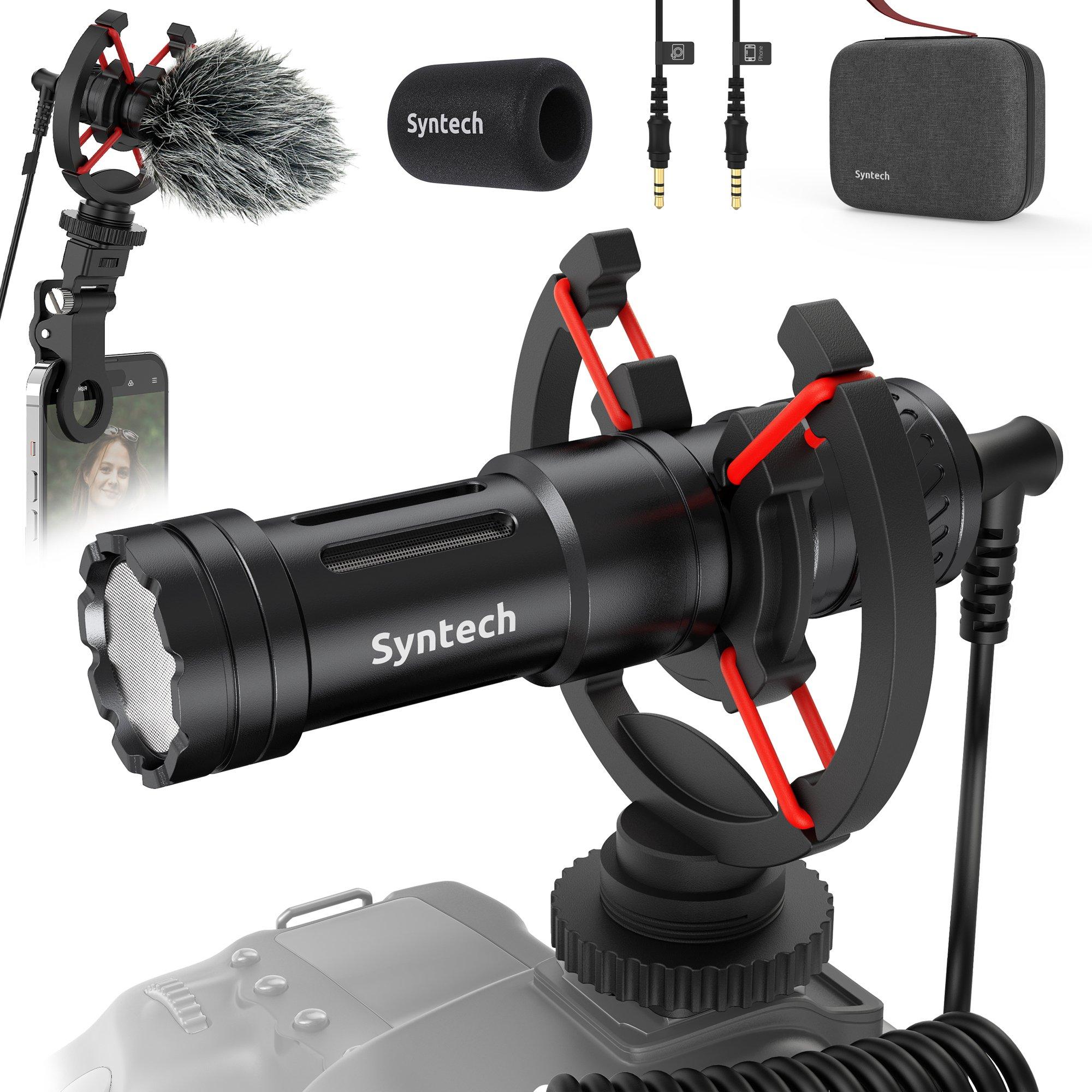 Syntech Directional Shotgun Microphone, 3.5mm, TRS, TRRS, Black - eXtra
