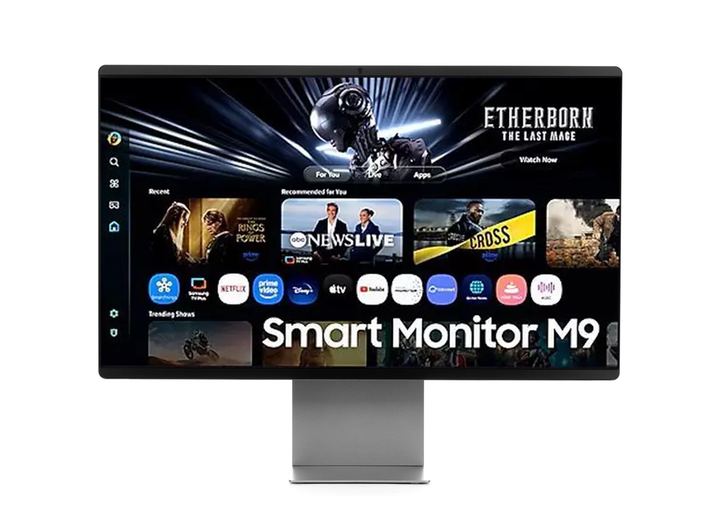 SAMSUNG M9 M90F Flat Smart Monitore, 32 Inch OLED, Silver - eXtra