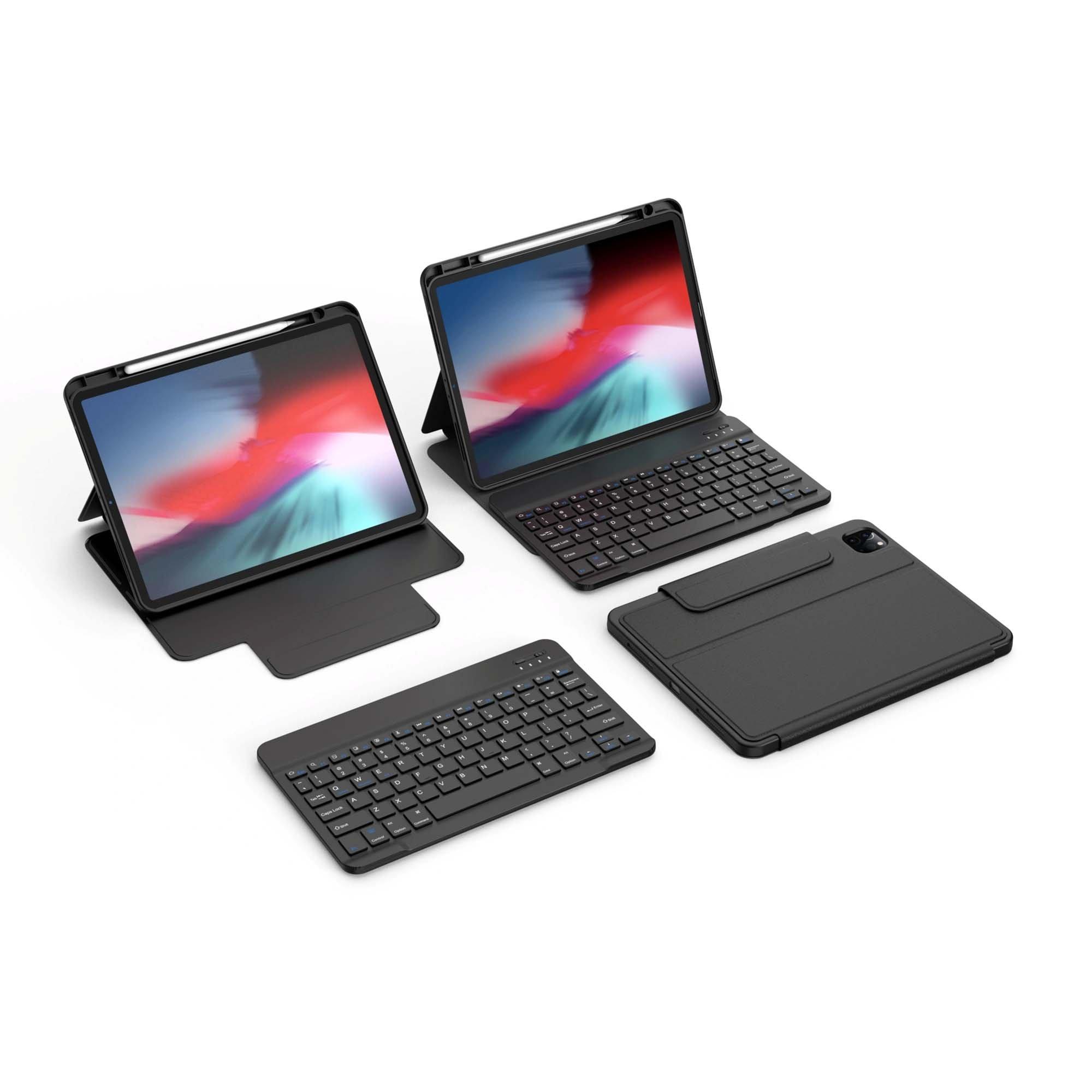 WiWU Protective Keyboard Case for IPad 10.9 Inch 2022 Black - eXtra Bahrain