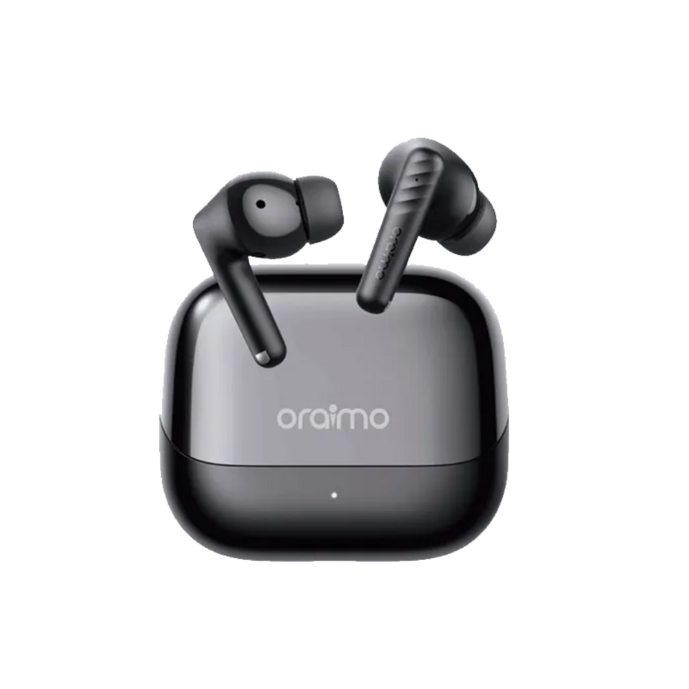 ORAIMO ANC TWS Earbuds with 30H Playtime & Metallic Design Black - eXtra