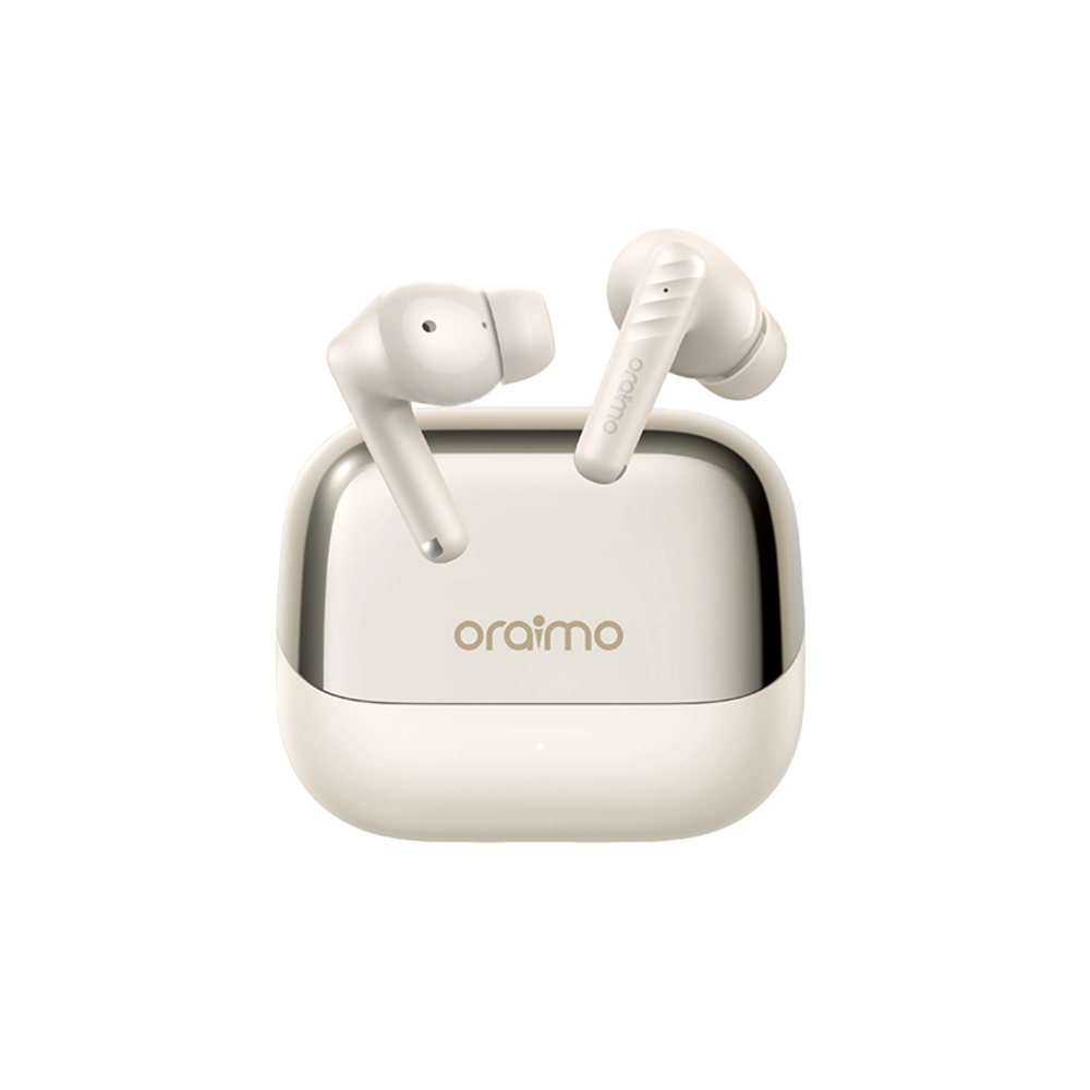 ORAIMO ANC TWS Earbuds with 30H Playtime Metallic Design Light Gold - eXtra