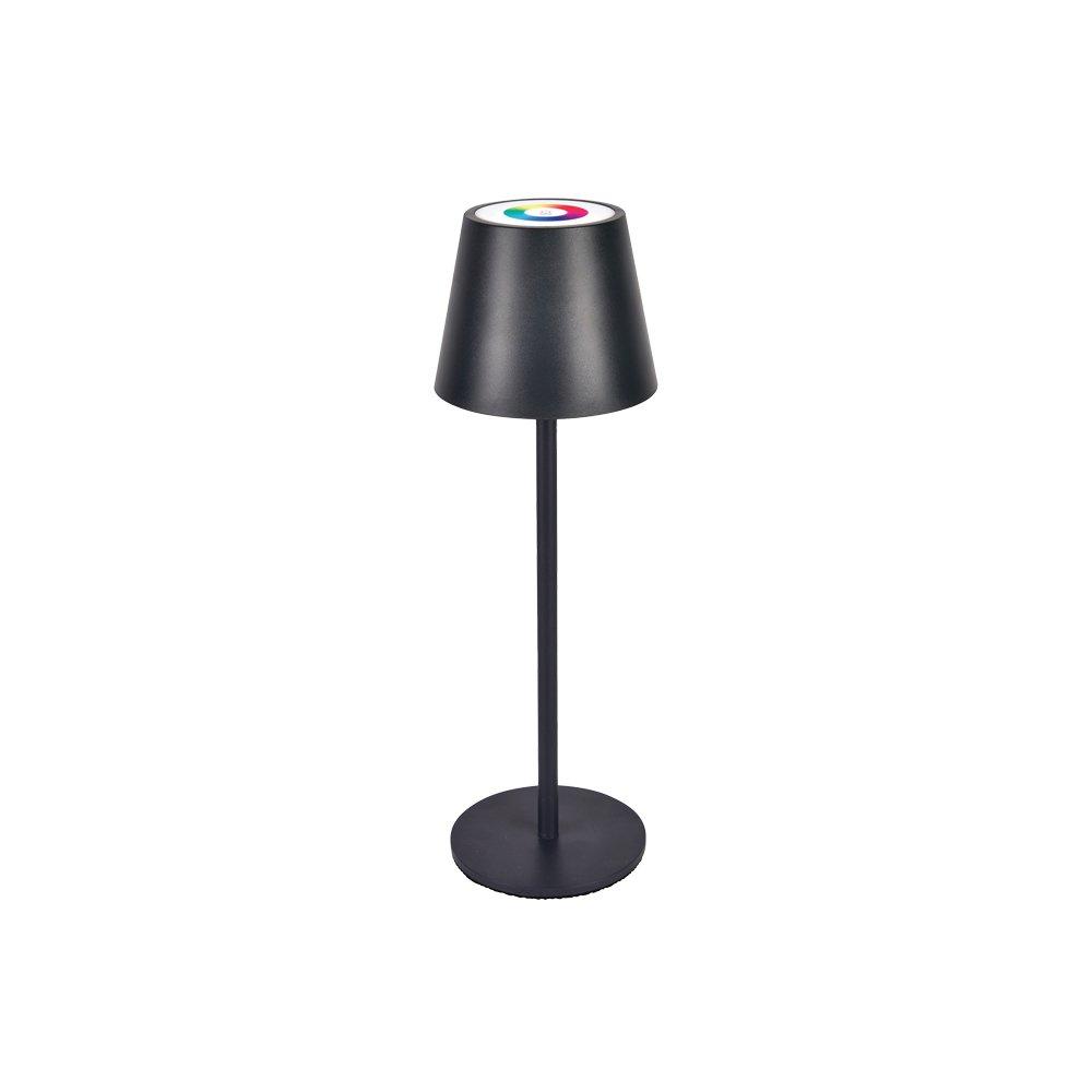 RAFEED, LED Rechargeable Table Lamp, Touch Control, Black - eXtra