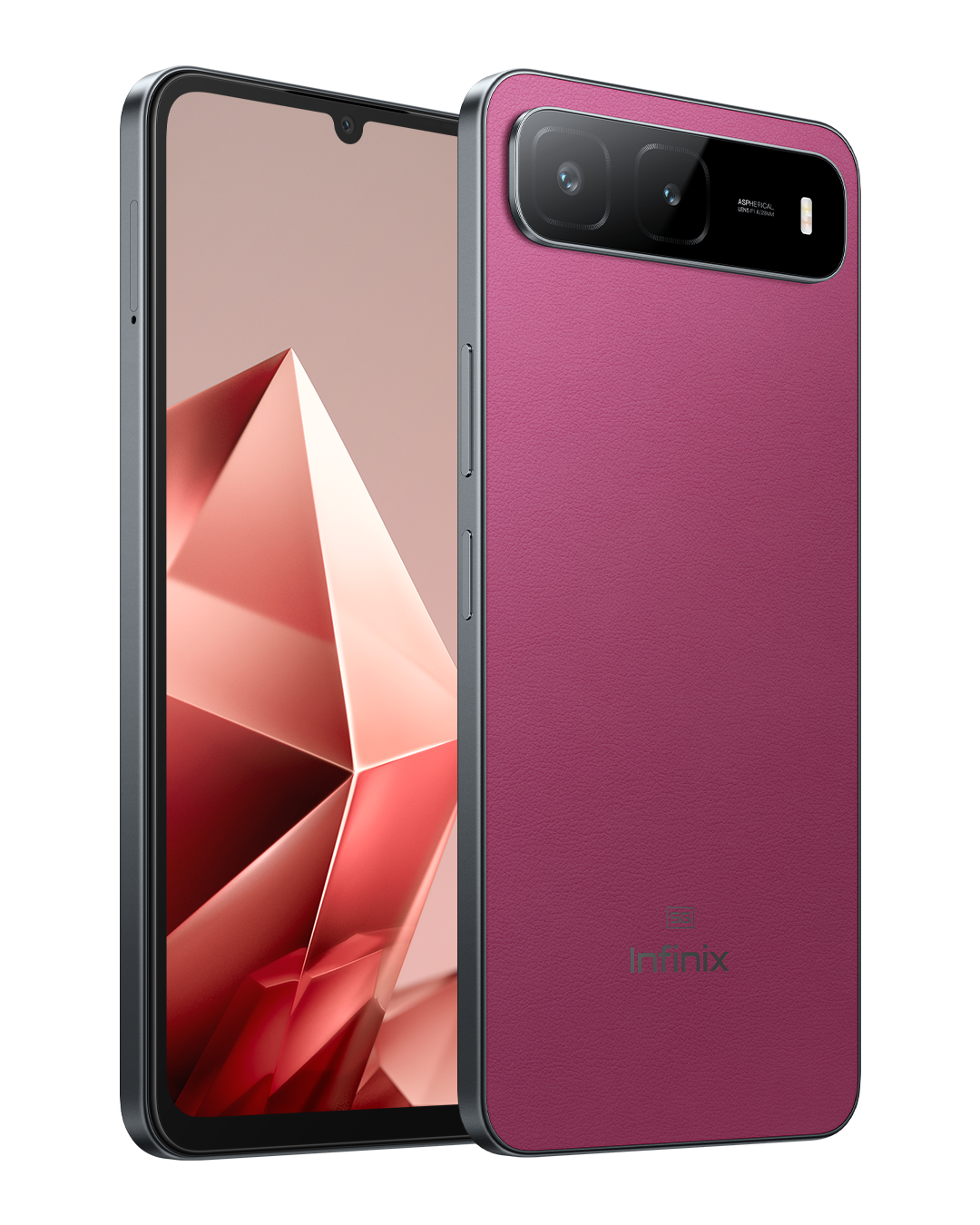 INFINIX Hot 60i, 5G, 128 GB, Pulm Red - eXtra